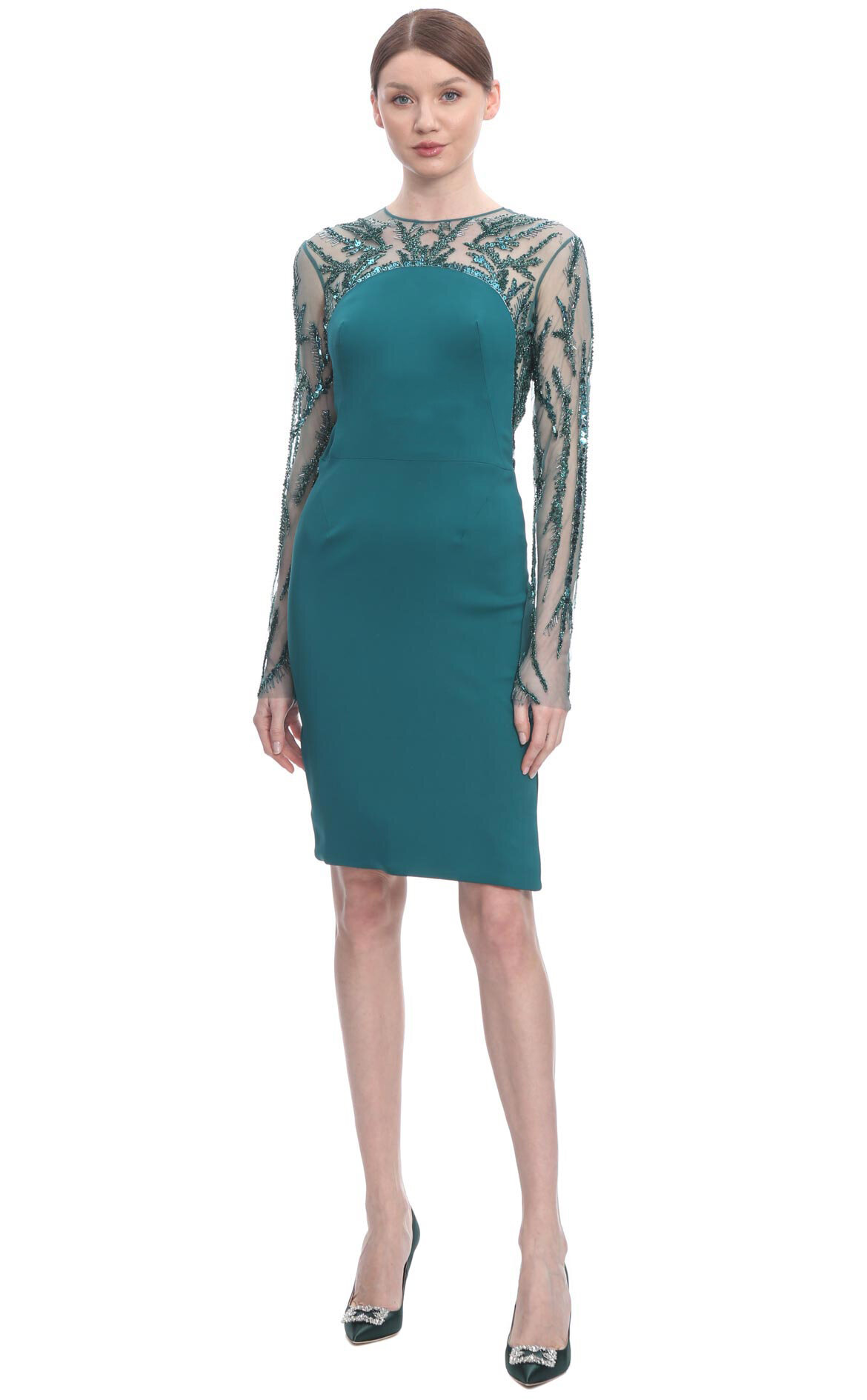 Zuhair Murad-Zuhair Murad Yeşil Elbise Zuhair Murad-Zuhair Murad Yeşil Elbise