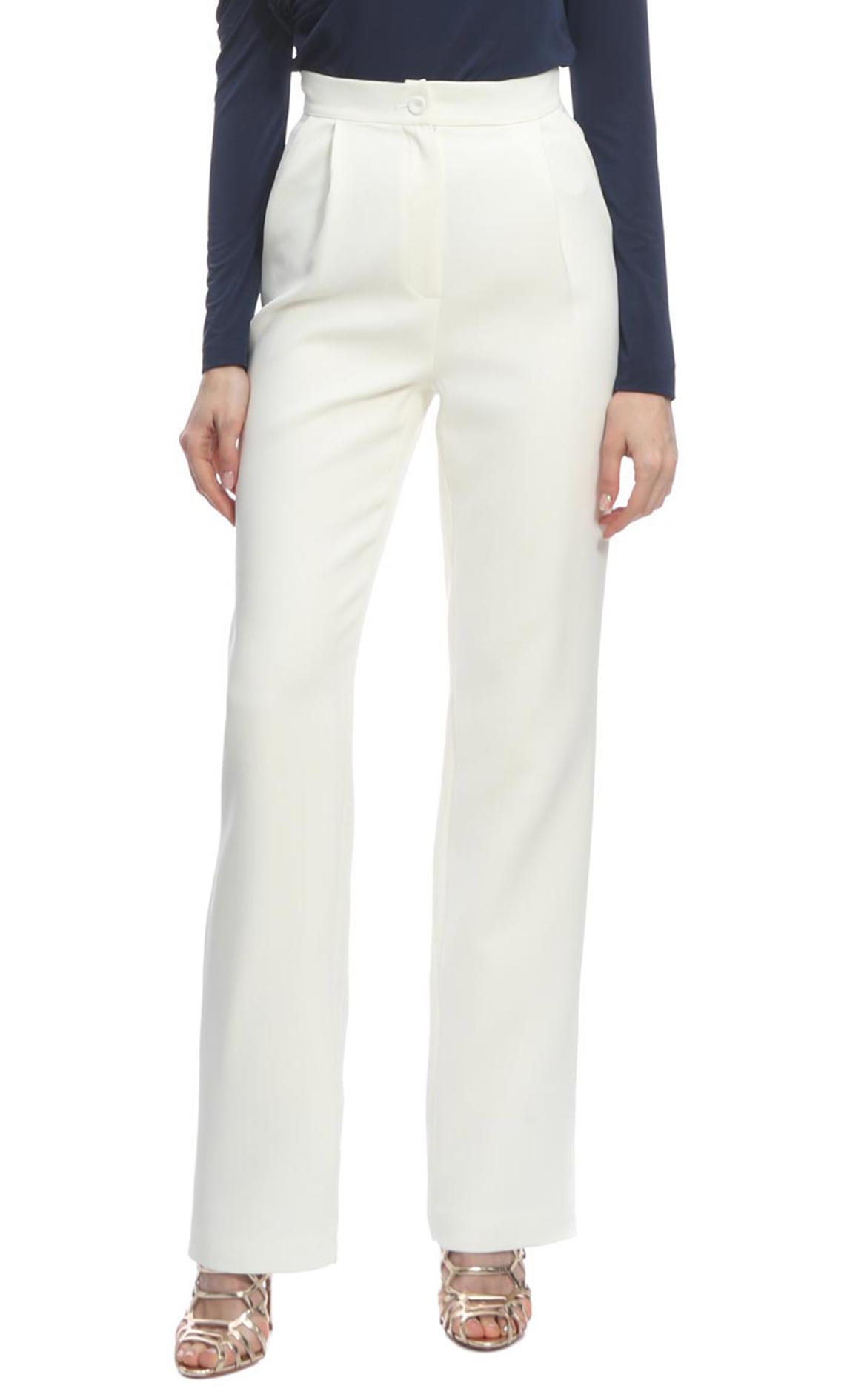 Feel The Lotus-Feel The Lotus Ekru Pantolon Feel The Lotus-Feel The Lotus Ekru Pantolon