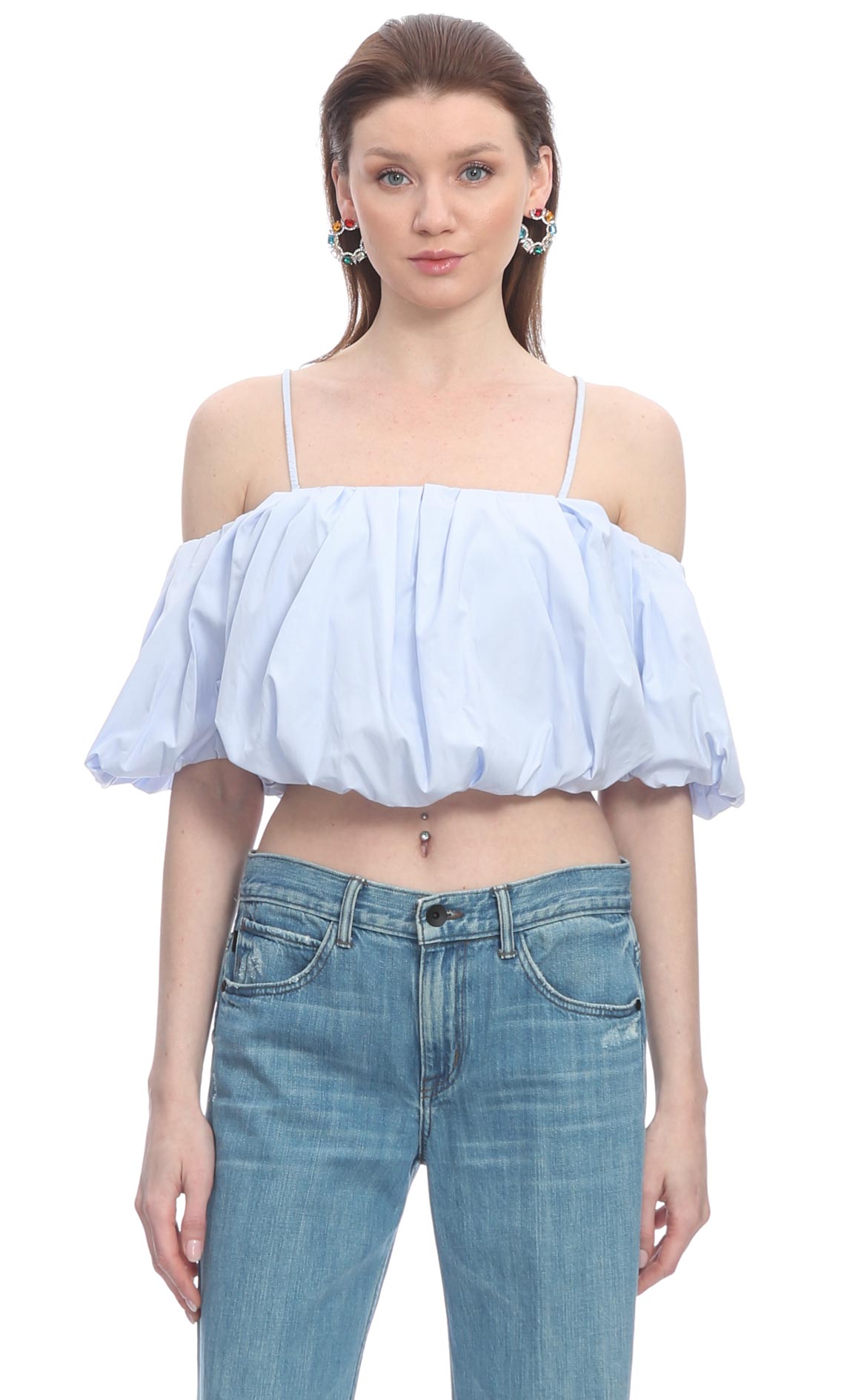 3.1 Phillip Lim-3.1 Philip Lim Mavi Bluz 3.1 Phillip Lim-3.1 Philip Lim Mavi Bluz