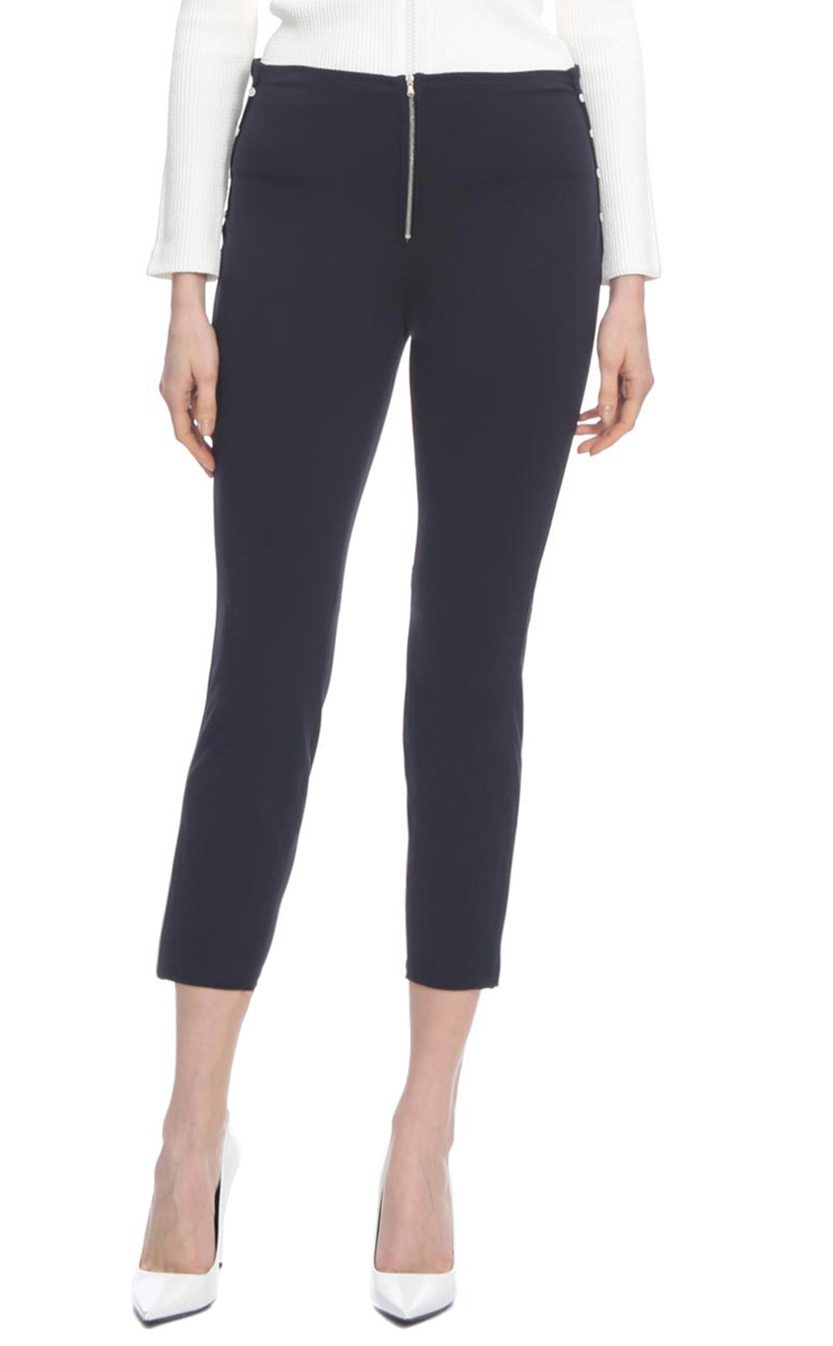 3.1 Phillip Lim-3.1 Phillip Lim Düğme Detaylı Lacivert Tayt 3.1 Phillip Lim-3.1 Phillip Lim Düğme Detaylı Lacivert Tayt