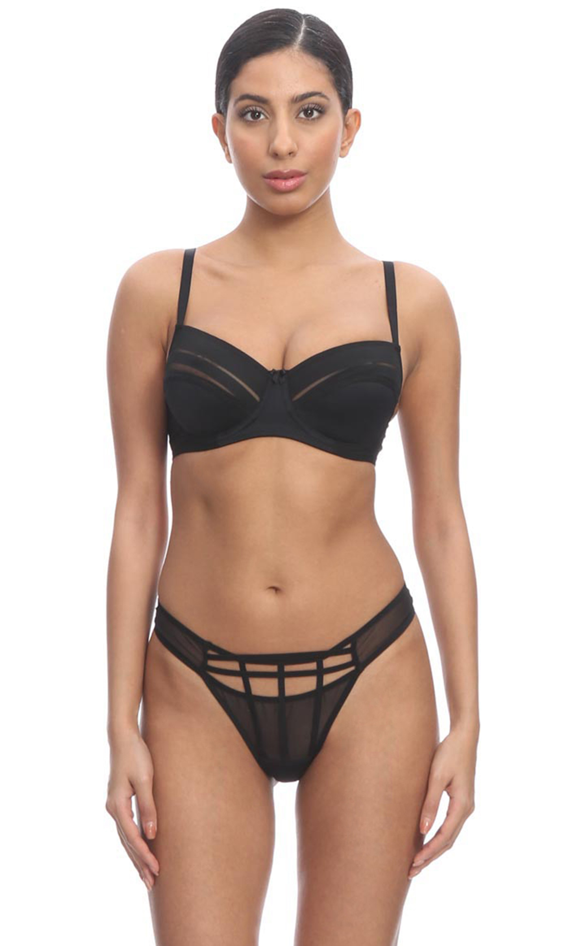 G-Lingerie-G-Lingerie Siyah Sutyen