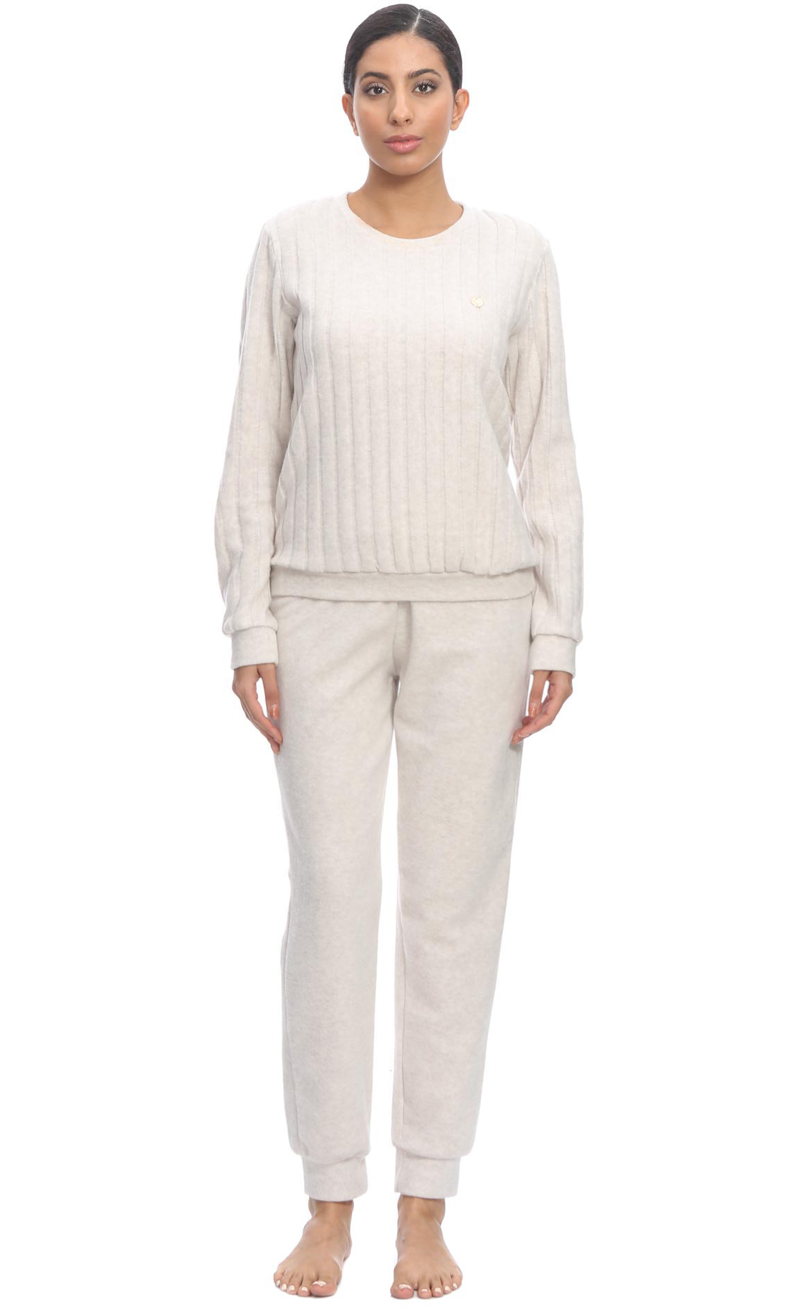 G-Lingerie-G-Lingerie Bej Pijama Takımı G-Lingerie-G-Lingerie Bej Pijama Takımı