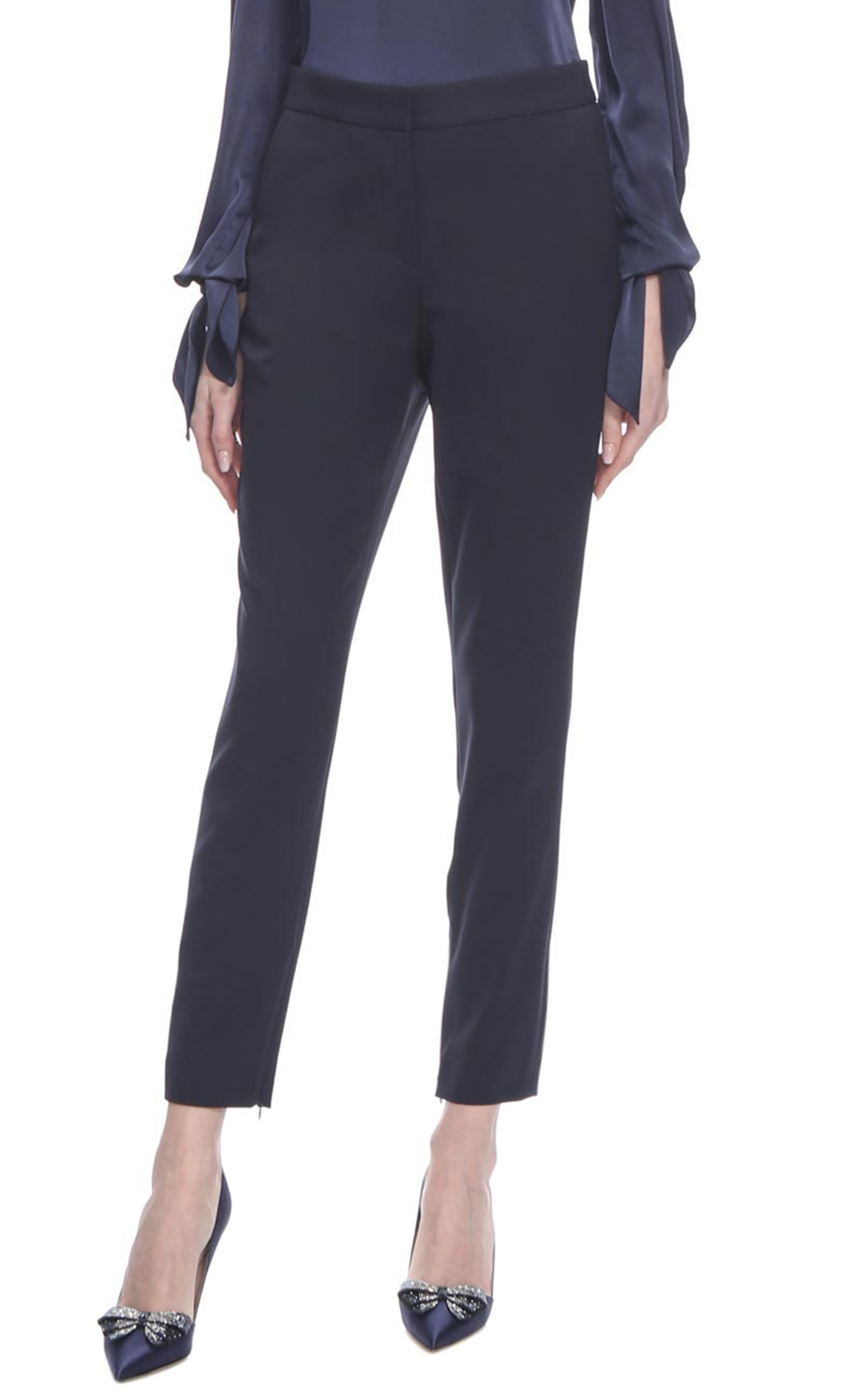 Alberta Ferretti -Alberta Ferretti Lacivert Pantolon Alberta Ferretti -Alberta Ferretti Lacivert Pantolon