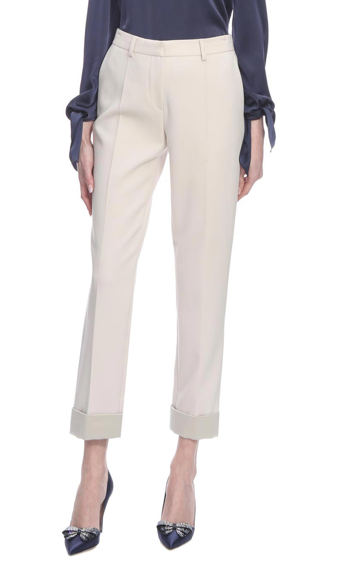 Alberta Ferretti -Alberta Ferretti  Bej Pantolon