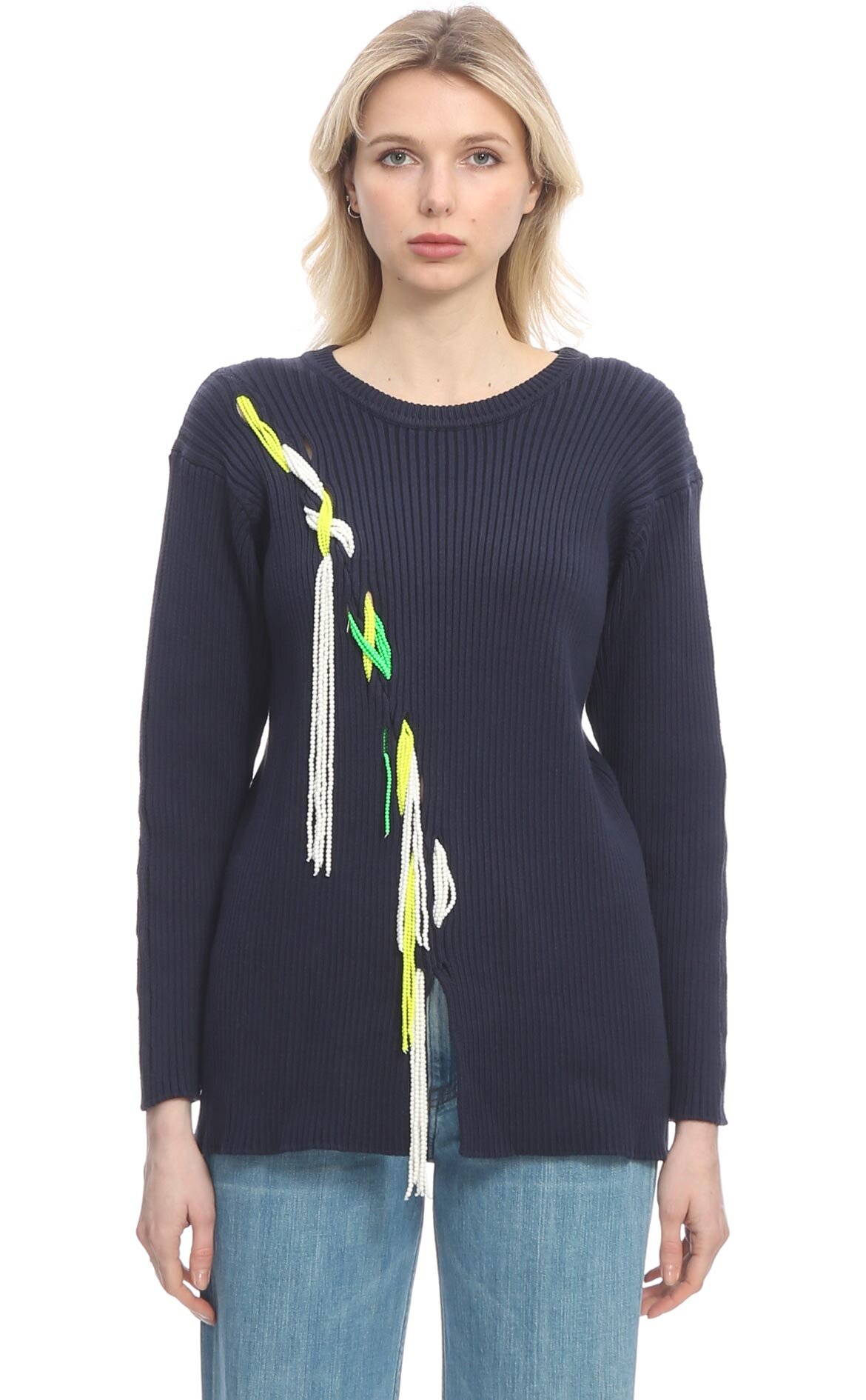 Tanya Taylor-Tanya Taylor Lacivert Kazak