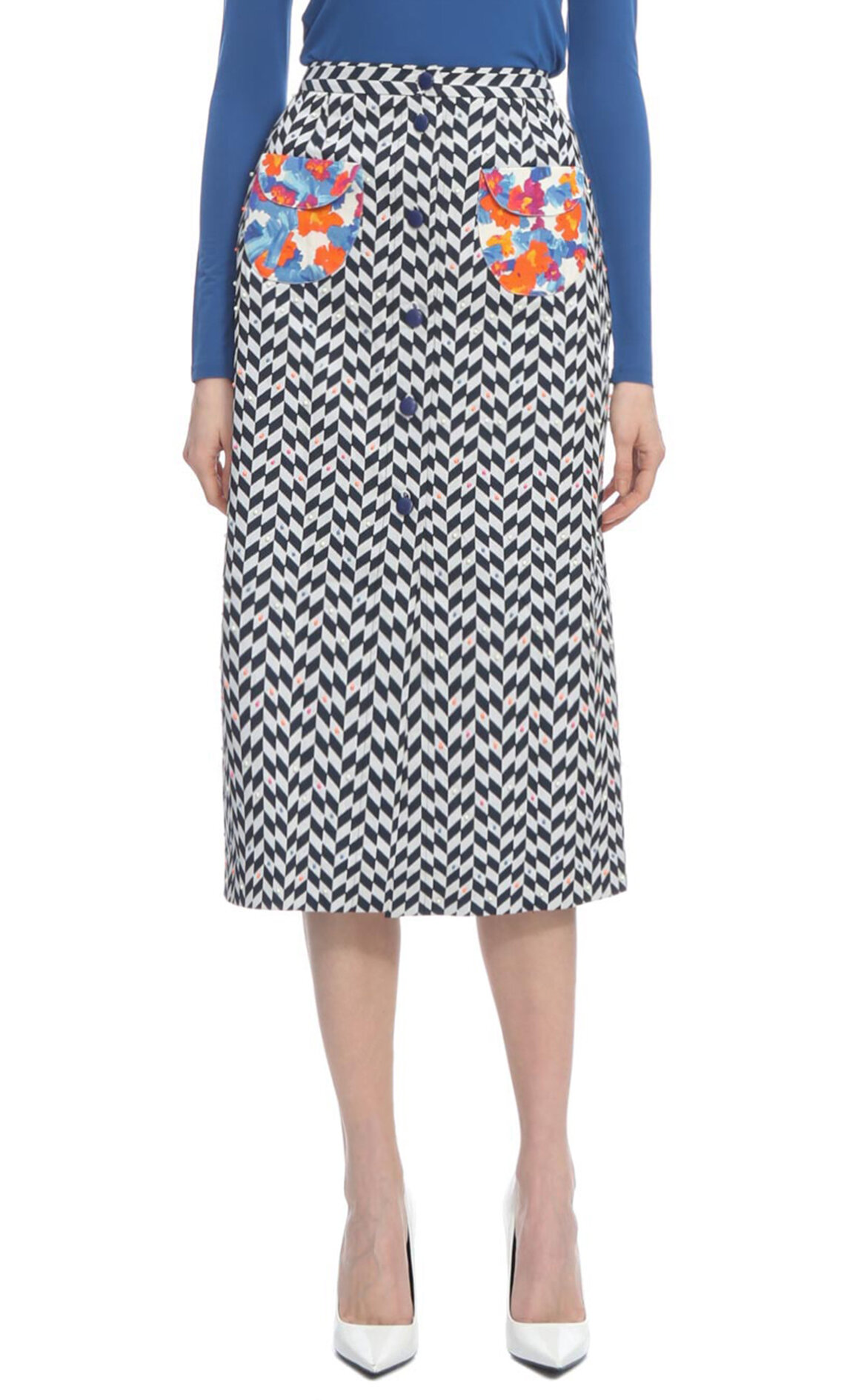 Tanya Taylor-Tanya Taylor Renkli Etek Tanya Taylor-Tanya Taylor Renkli Etek