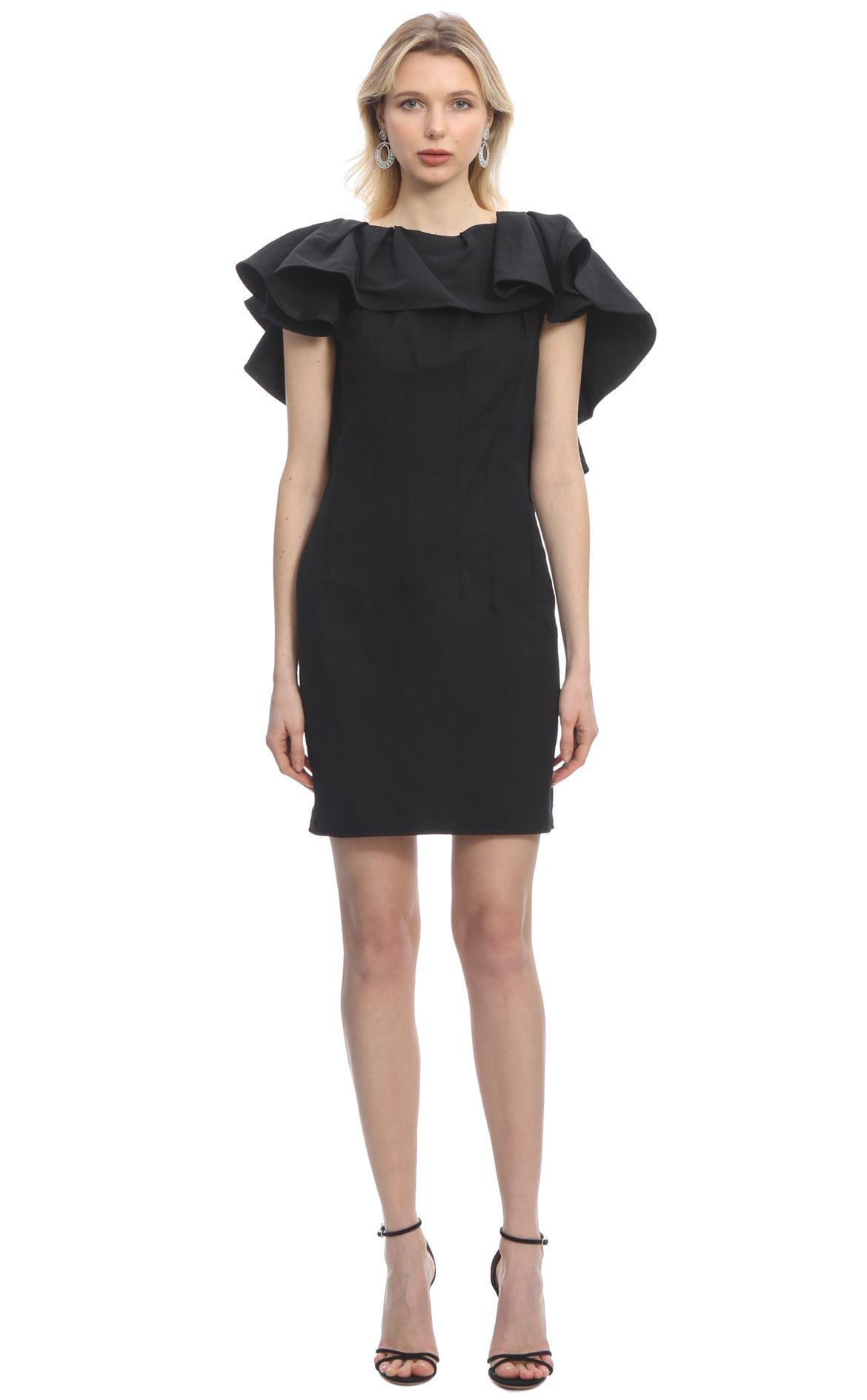 Lanvin-Lanvin Dantel Detaylı Siyah Elbise Lanvin-Lanvin Dantel Detaylı Siyah Elbise