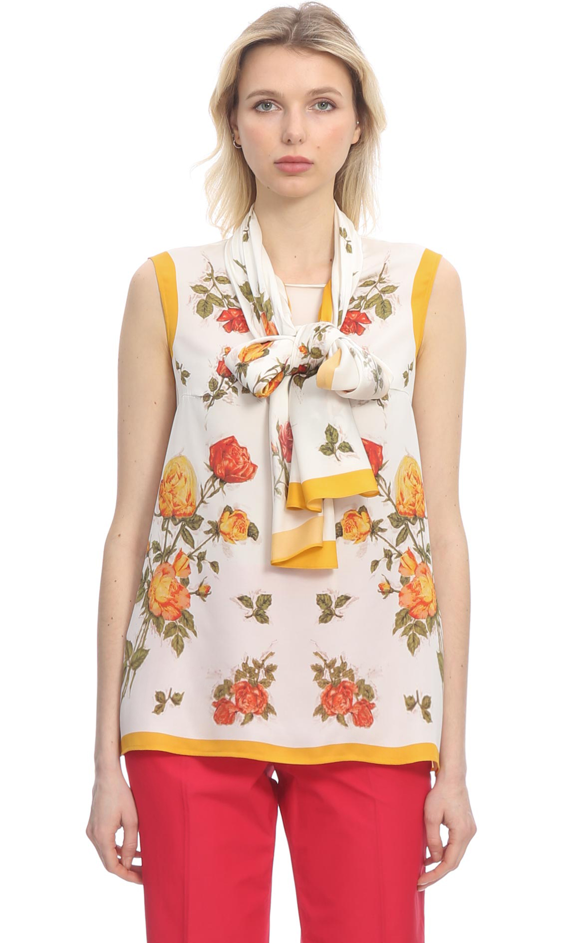 Alexander McQueen-Alexander MCqueen Sarı Bluz Alexander McQueen-Alexander MCqueen Sarı Bluz