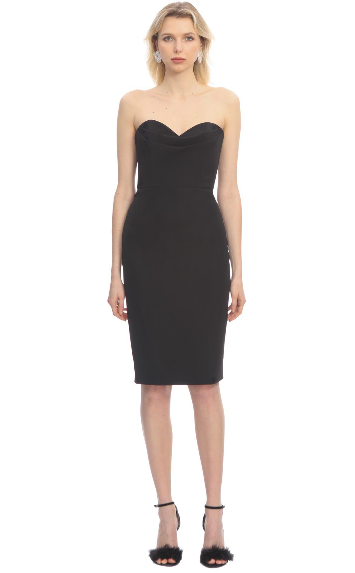 Marchesa Notte-Marchesa Notte Siyah Elbise Marchesa Notte-Marchesa Notte Siyah Elbise