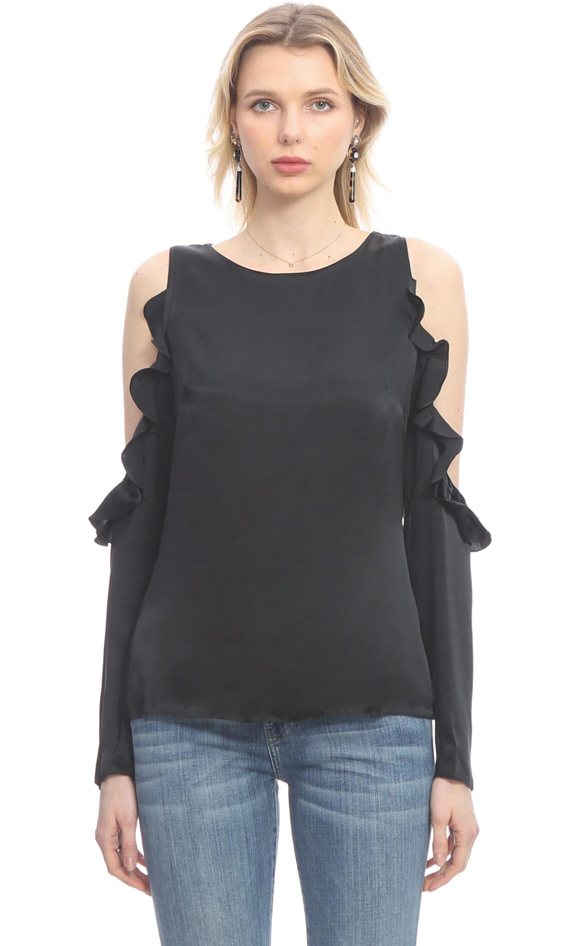 Cushnie et Ochs-Cushnie Et Ochs Siyah Bluz