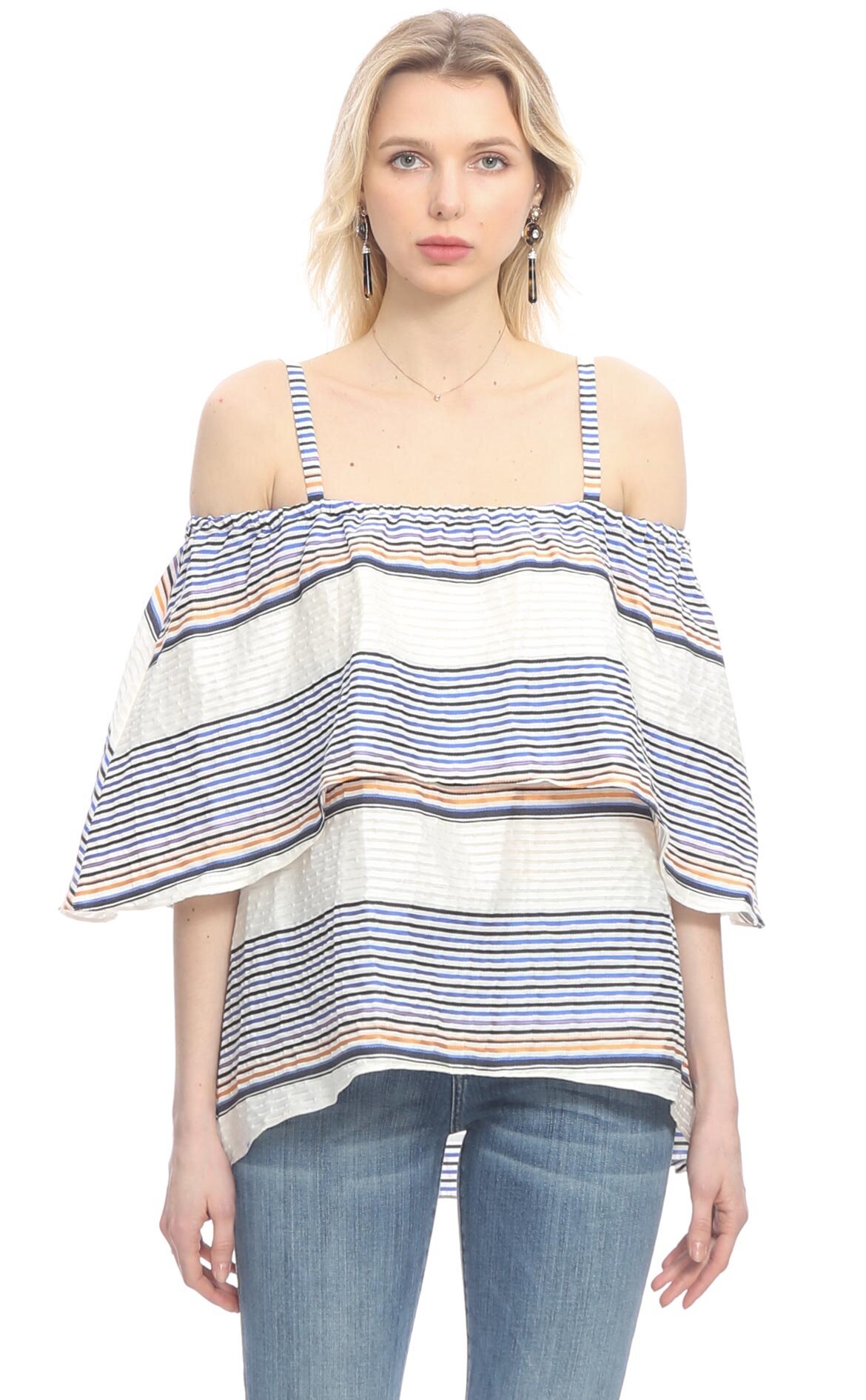 Tanya Taylor-Tanya Taylor Renkli Bluz