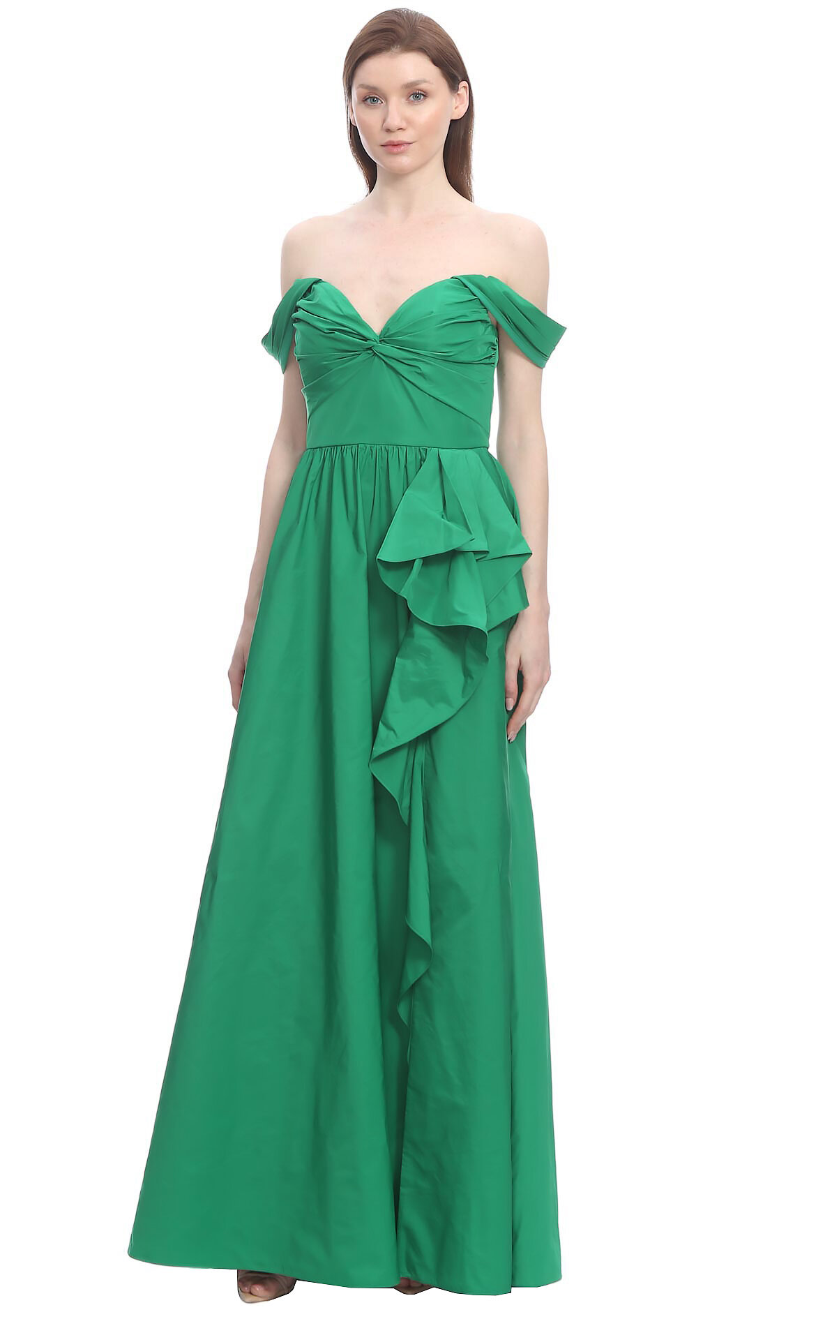 Marchesa Notte-Marchesa Notte Yeşil Elbise