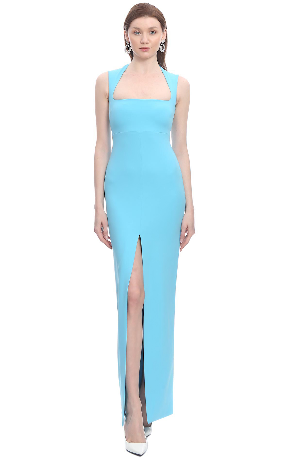 Solace London-Solace London Mavi Gece Elbisesi