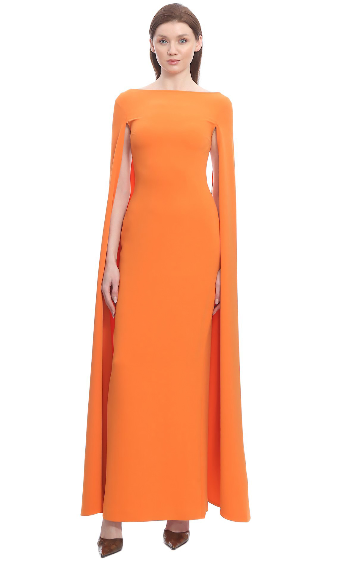 Solace London-Solace London Turuncu Gece Elbisesi