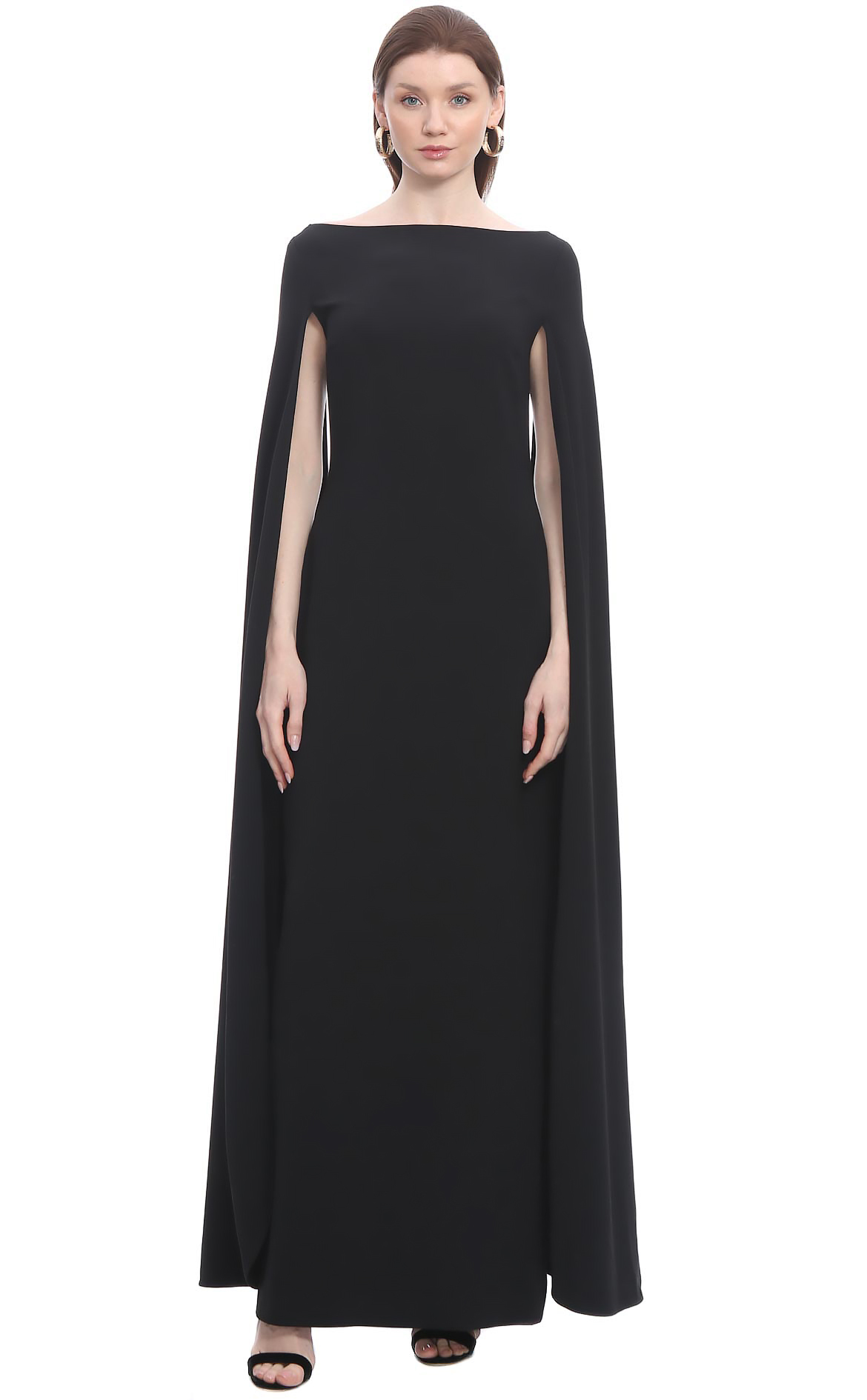 Solace London-Solace London Siyah Gece Elbisesi