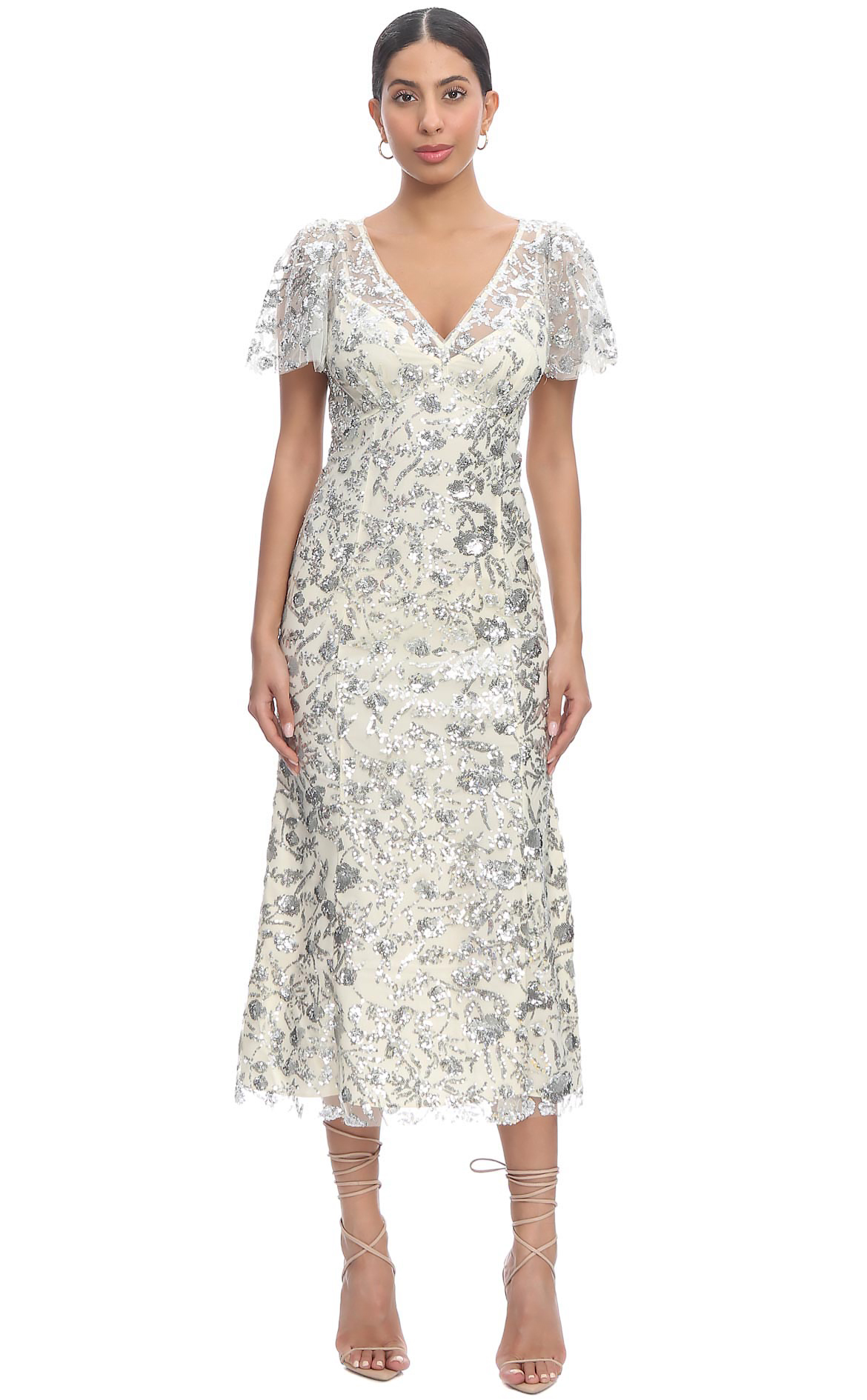 Self Portrait-Self Potrait Ekru Elbise Self Portrait-Self Potrait Ekru Elbise