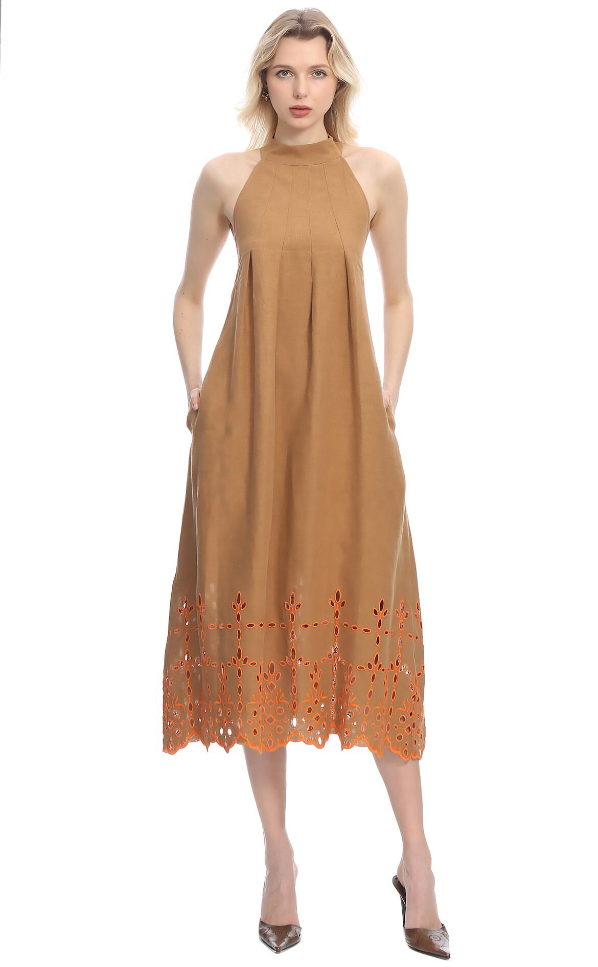 Exquise-Exquise Camel Elbise