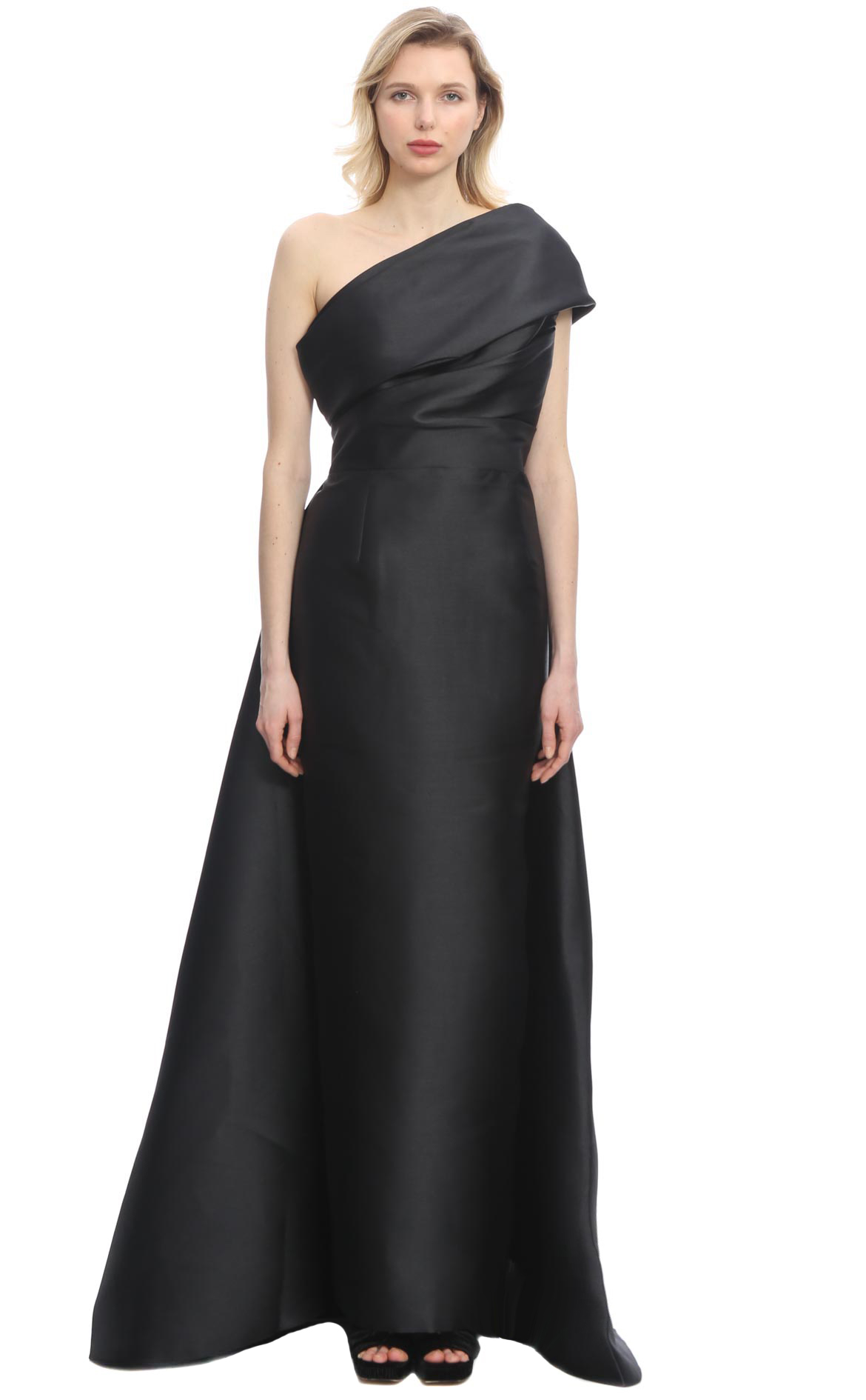 Solace London-Solance London Siyah Gece Elbisesi