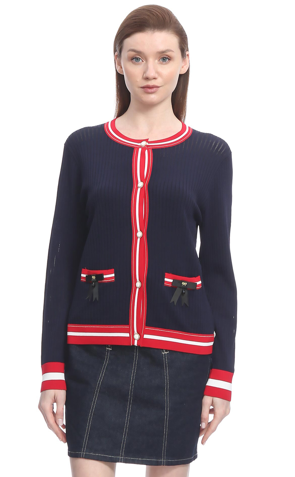 Christina Paris-Christina Paris Lacivert Hırka