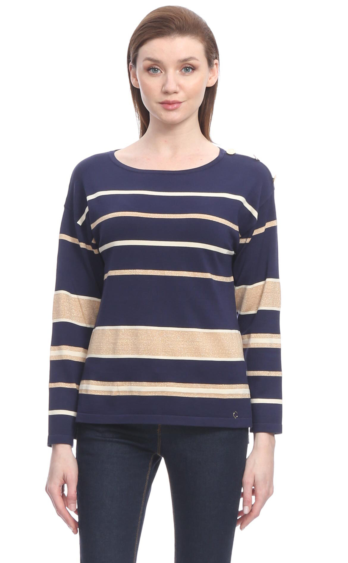 Christina Paris-Christina Paris Lacivert Üst