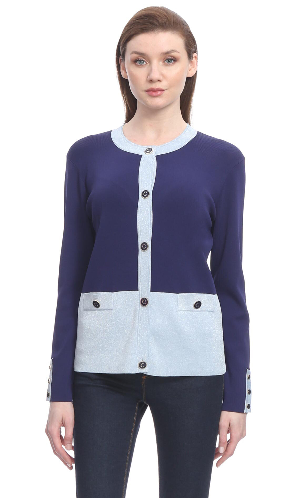 Christina Paris-Christina Paris Lacivert Hırka