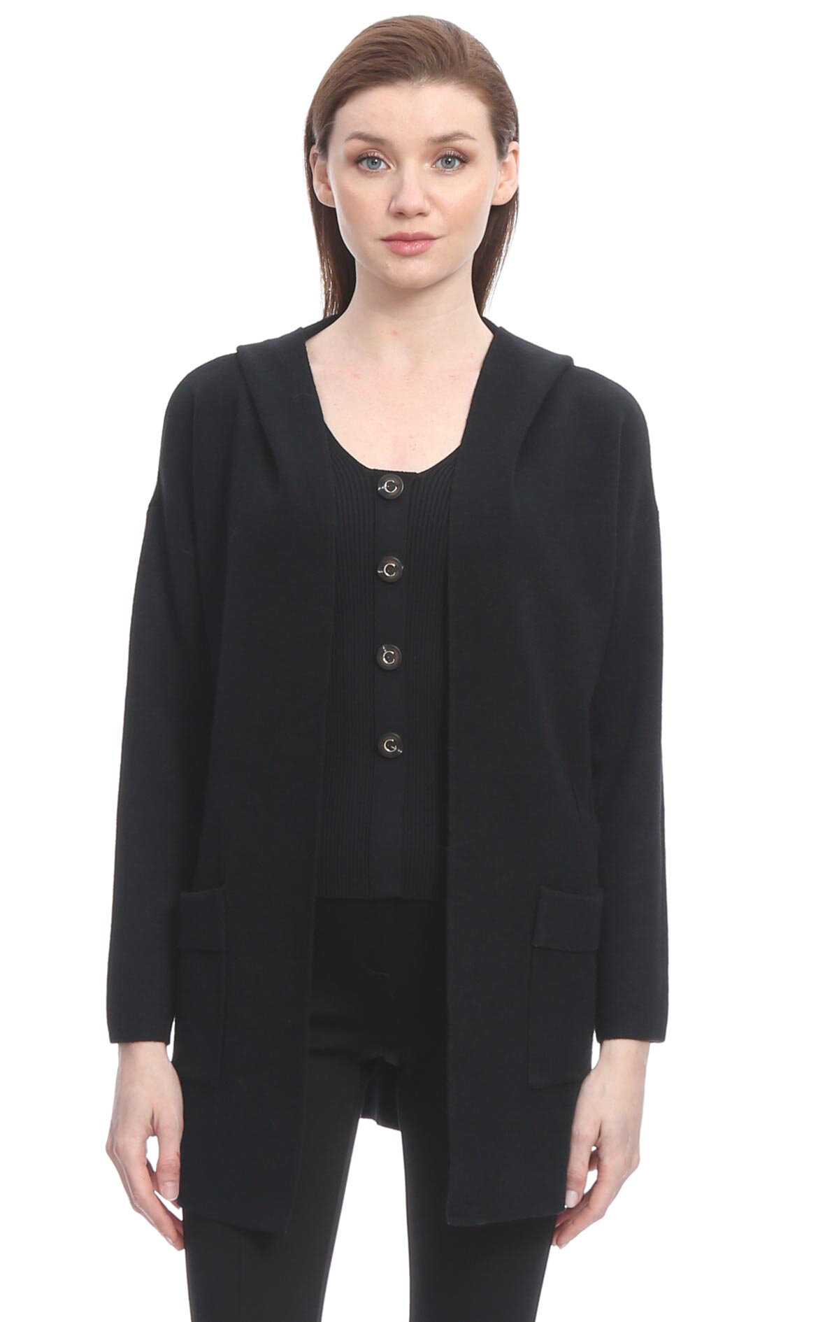 Christina Paris-Christina Paris Siyah Hırka