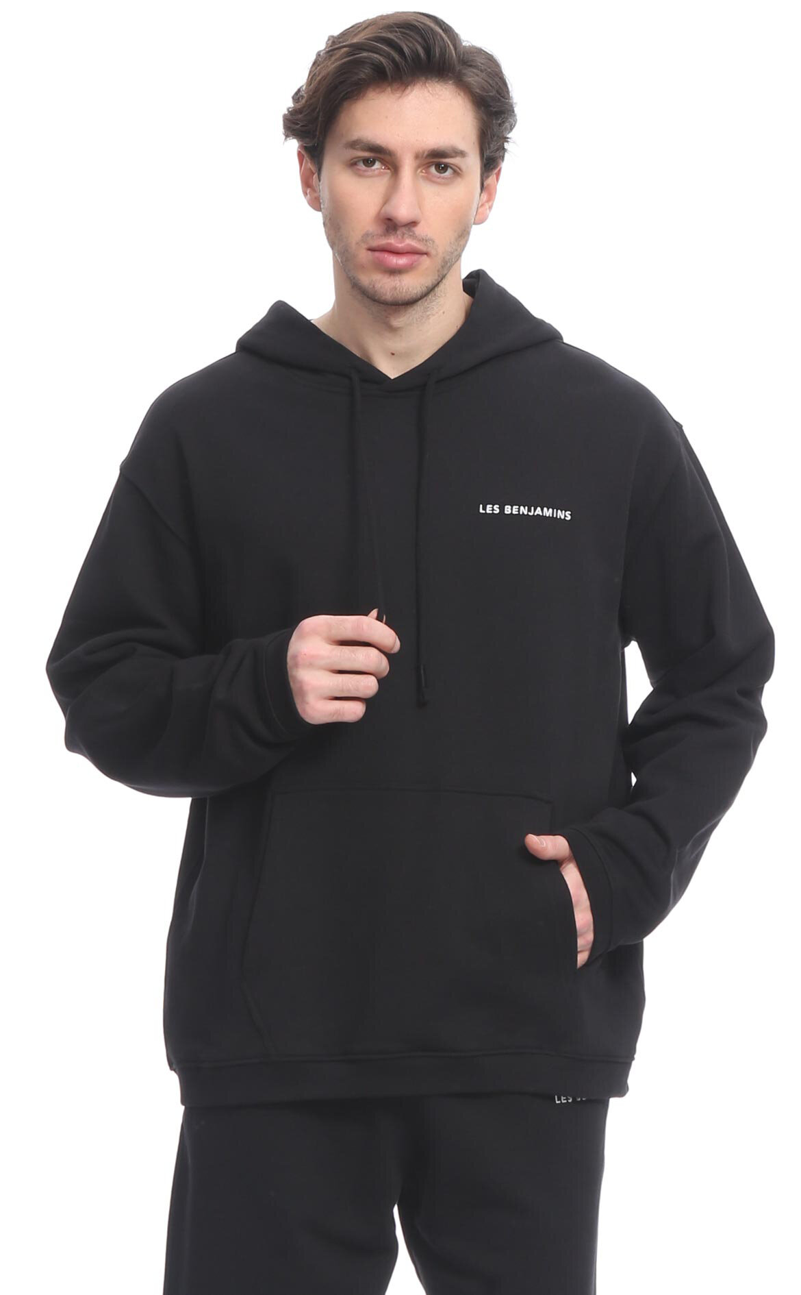 Les Benjamins-Les Benjamins Siyah Hoodie