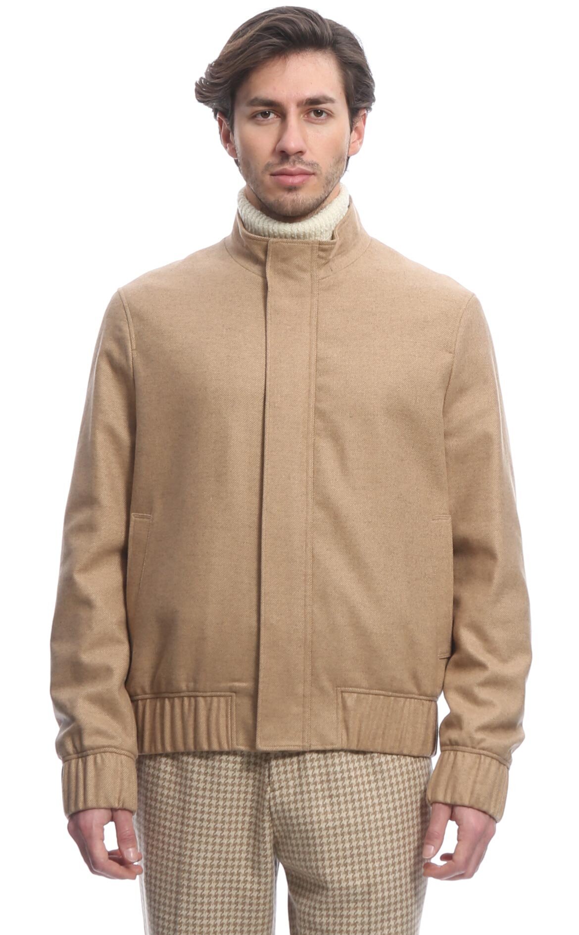 Ted Baker-Ted Baker Camel Bomber Ceket Ted Baker-Ted Baker Camel Bomber Ceket