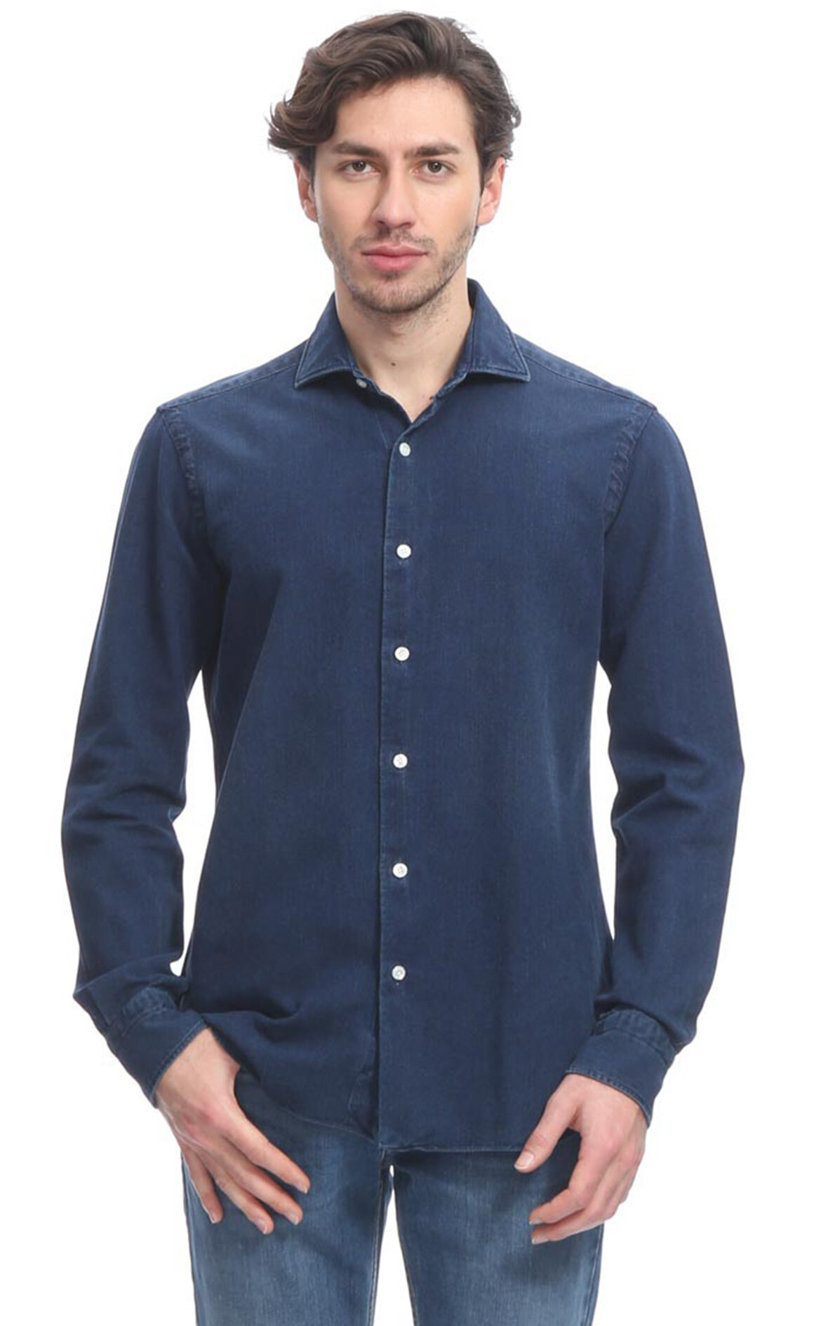 Barba Napoli-Barba Napoli Lacivert Gömlek