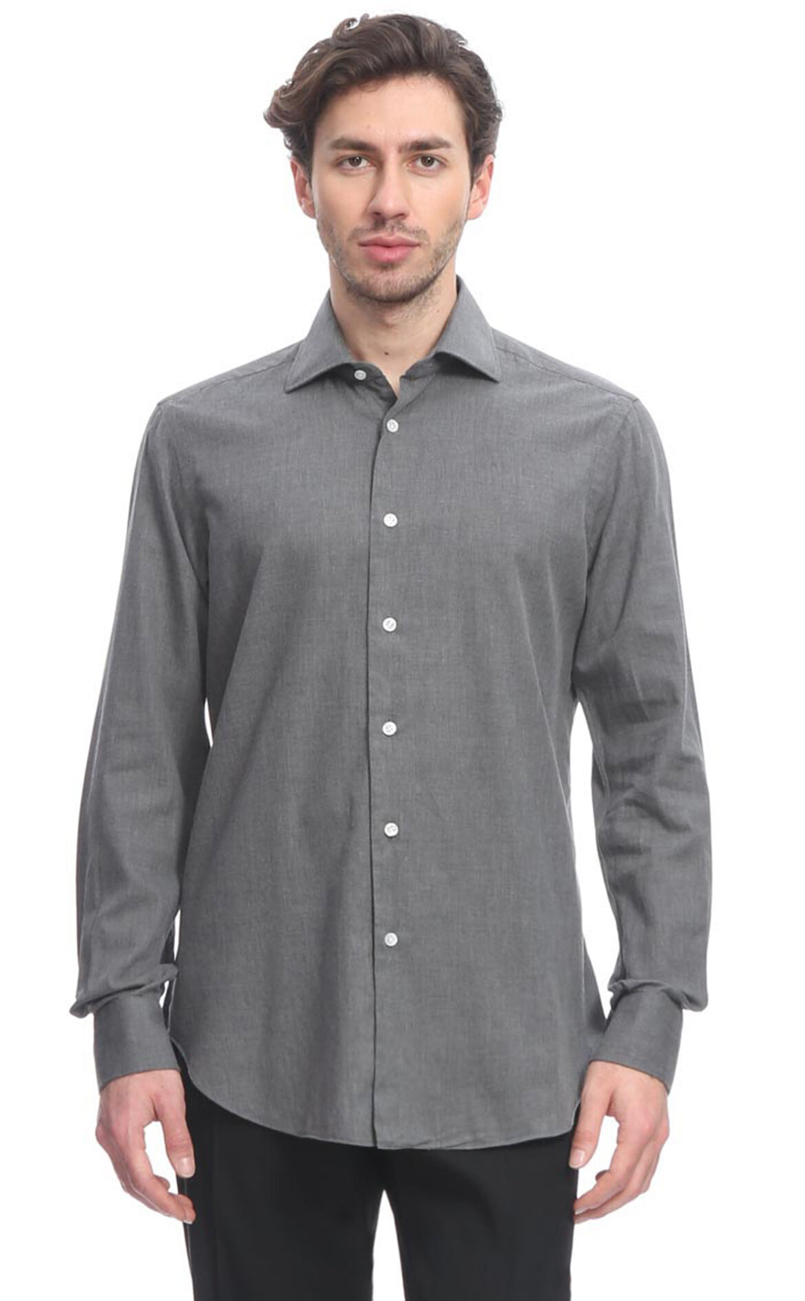 Barba Napoli-Ted Baker Gri Gömlek