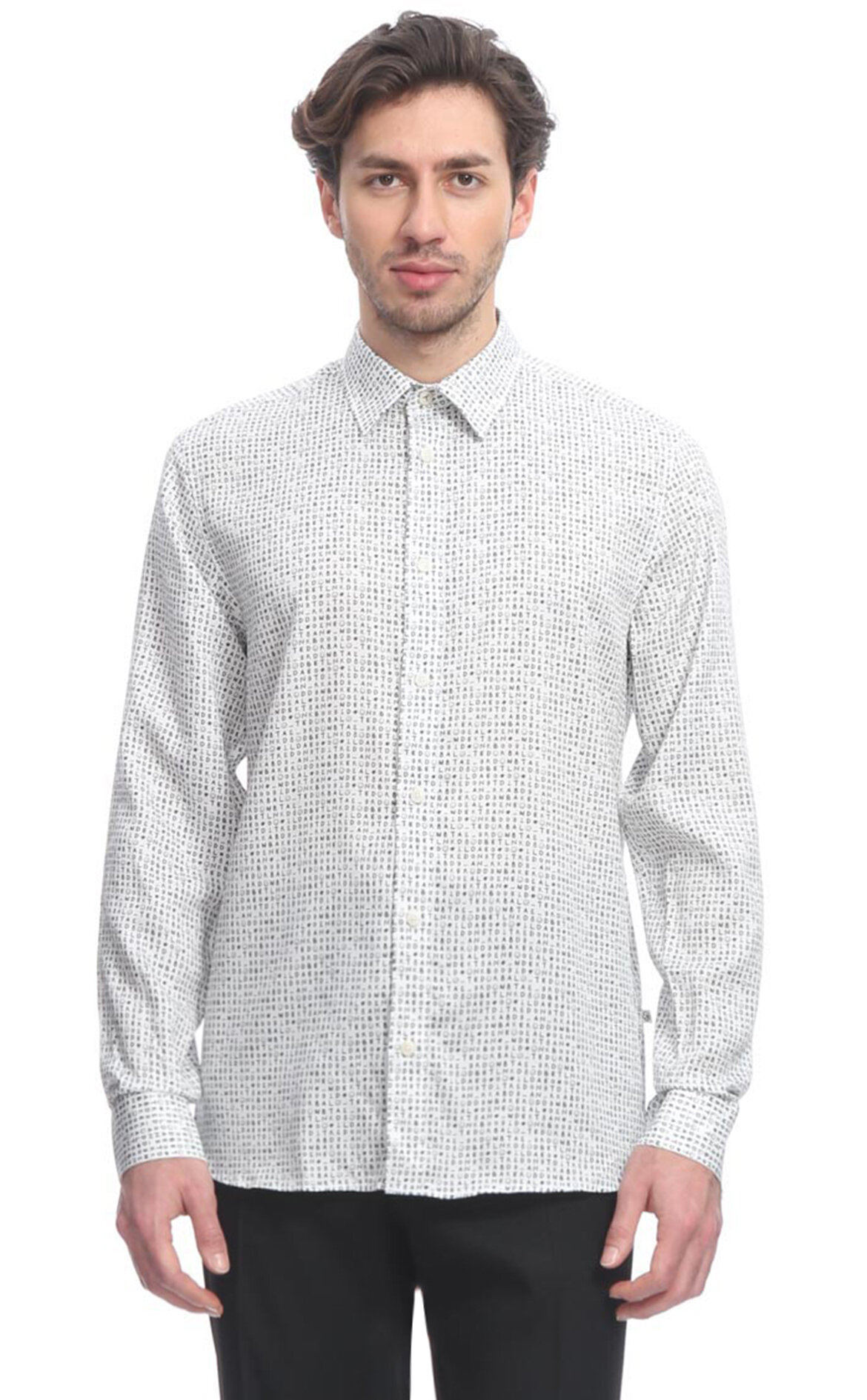 Ted Baker-Ted Baker Beyaz Gömlek Ted Baker-Ted Baker Beyaz Gömlek