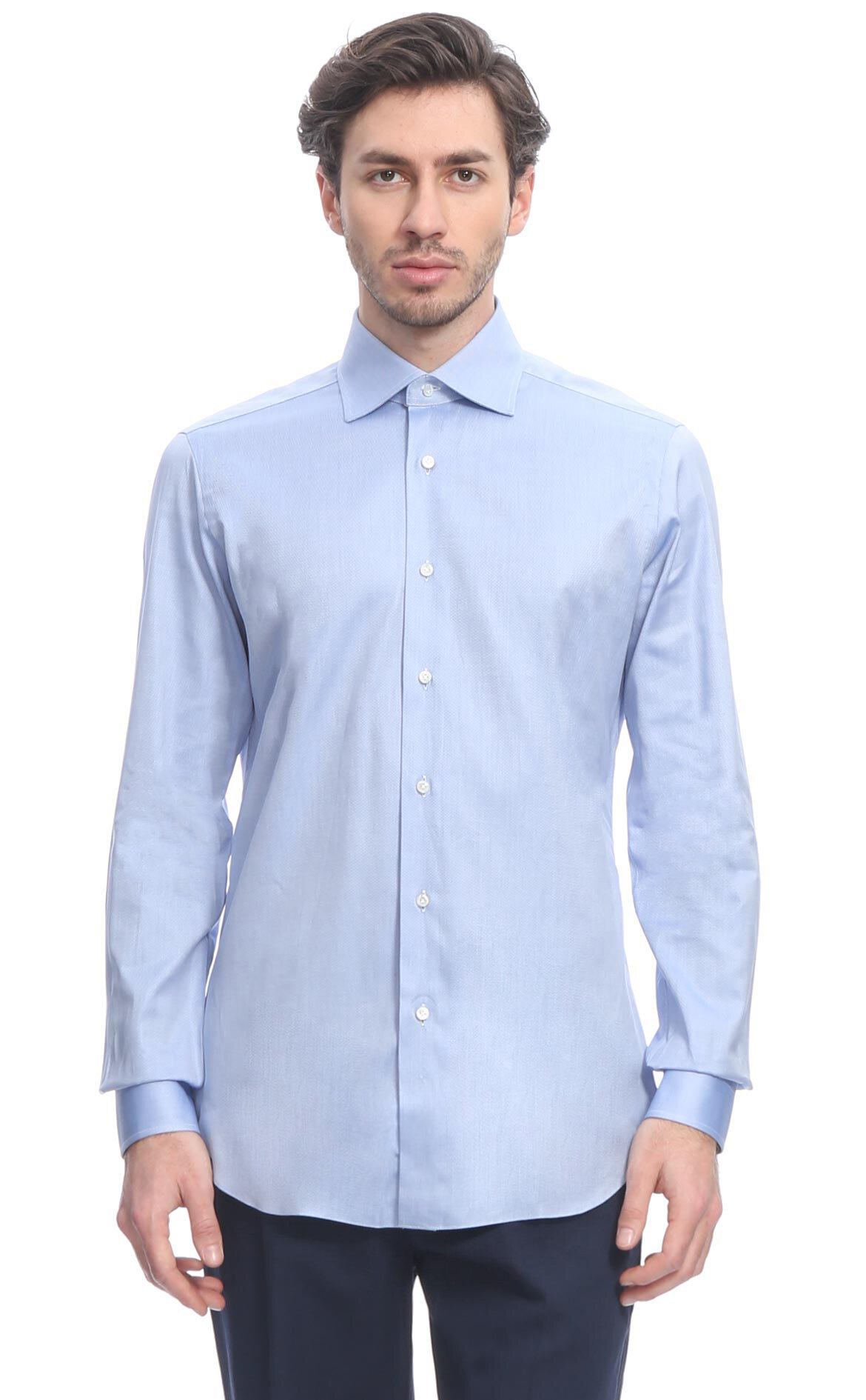 Barba Napoli-Barba Napoli Mavi Gömlek