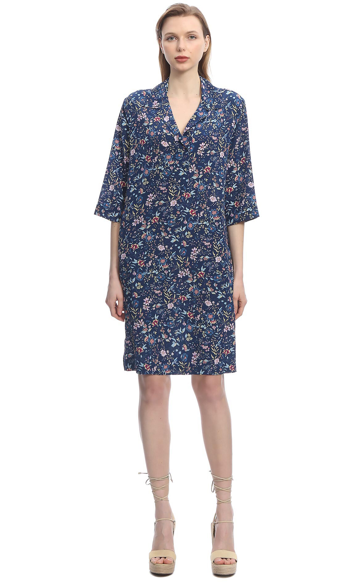 Gerard Darel-Gerard Darel Lacivert Elbise