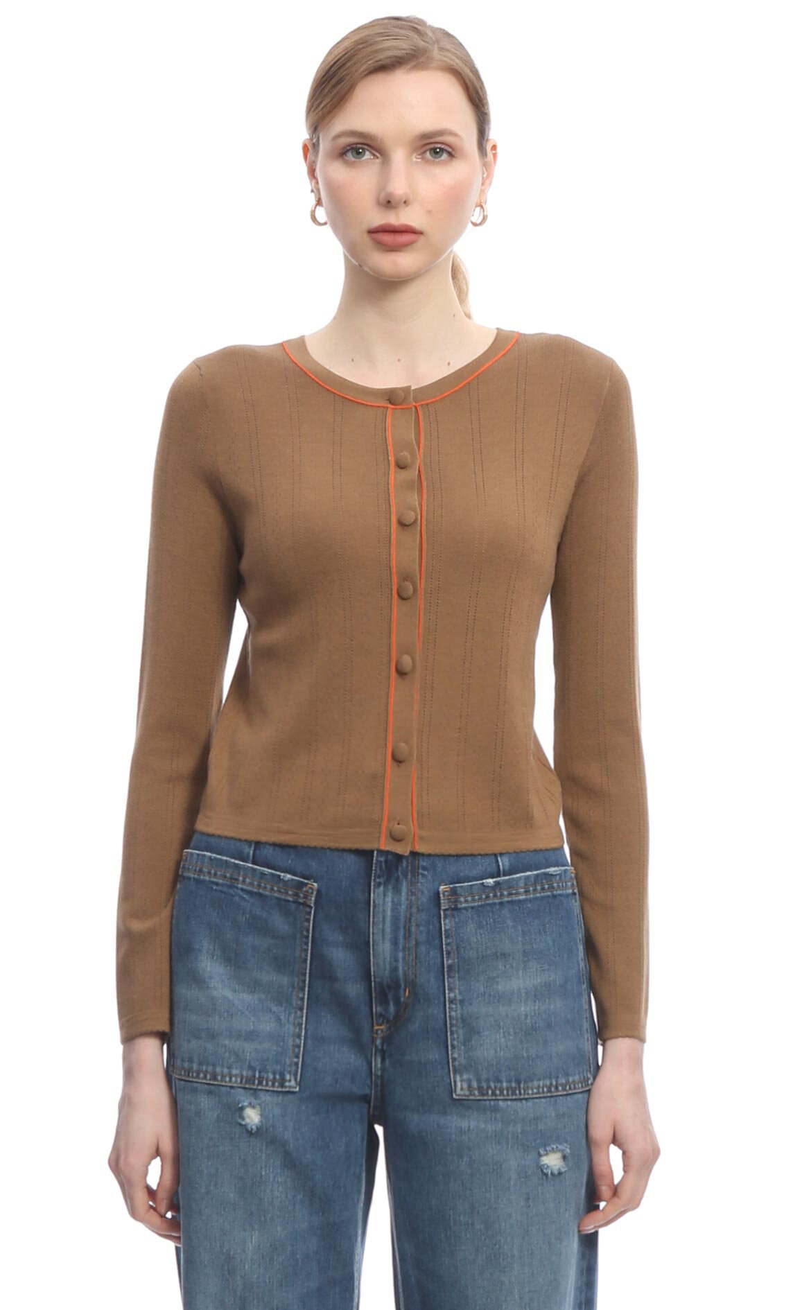 Atelier38-Atelier38 Camel Hırka