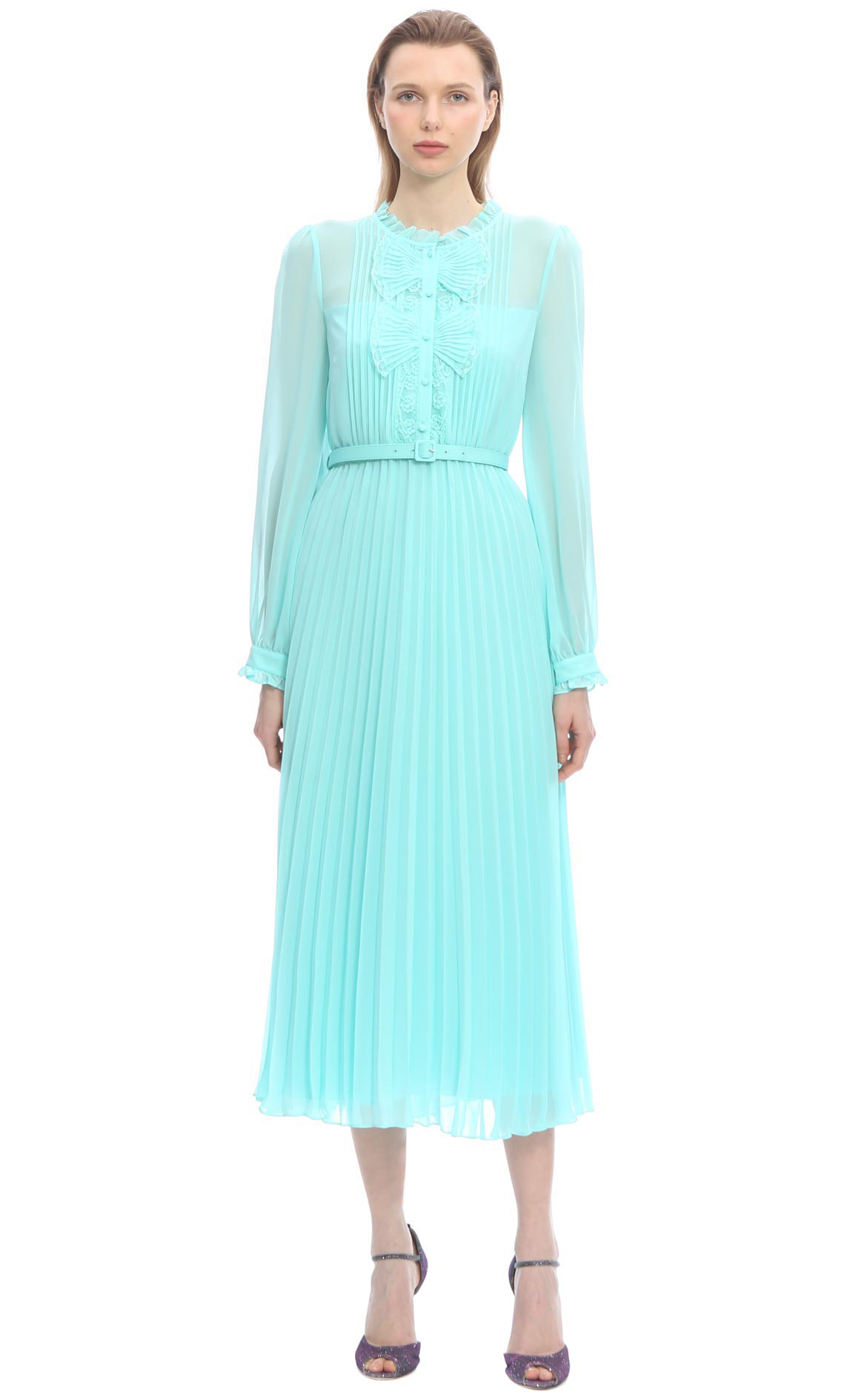 Self Portrait-Self Potrait Su Yeşili Elbise Self Portrait-Self Potrait Su Yeşili Elbise