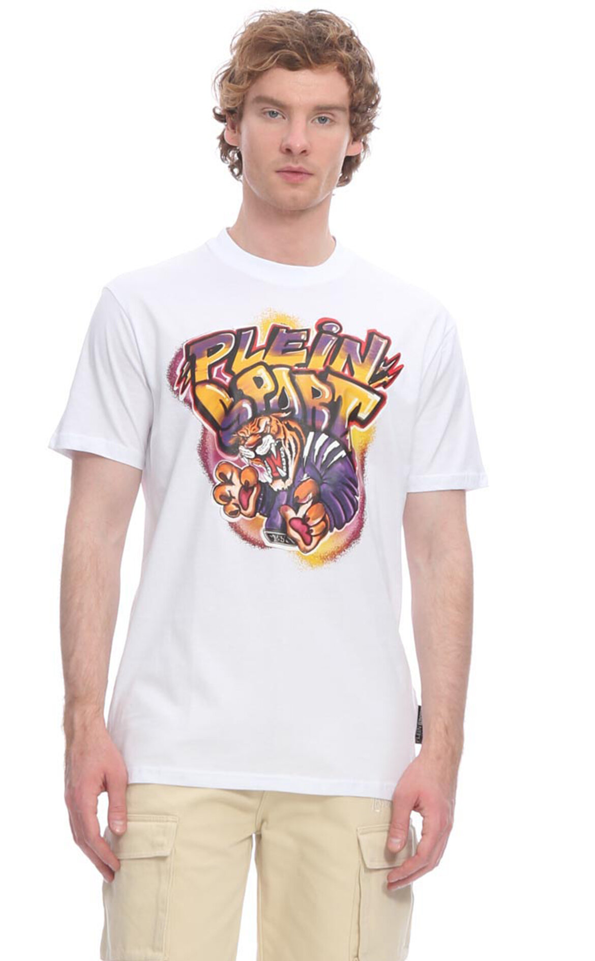 Philipp Plein Sport-Plein Sport Beyaz T-Shirt