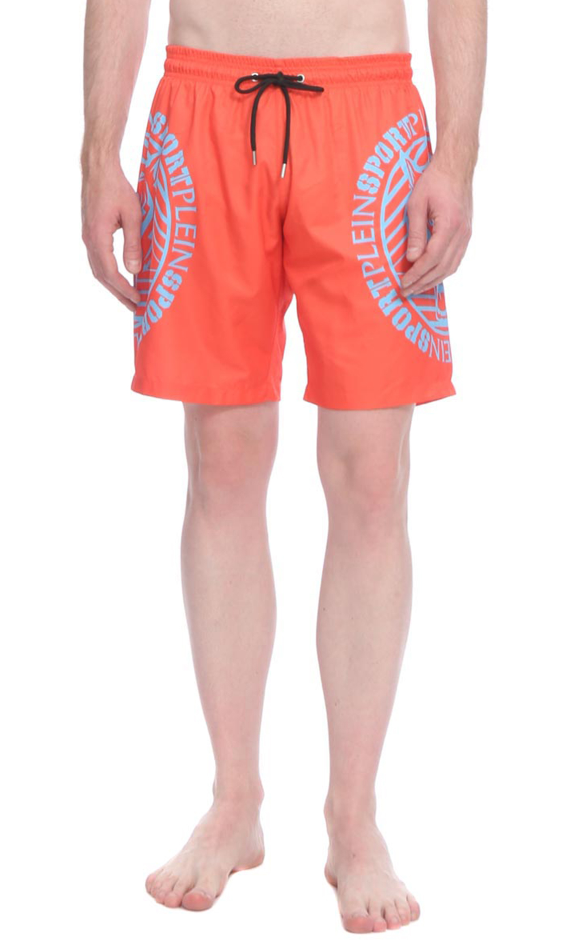 Philipp Plein Sport-Plein Sport Turuncu Şort Philipp Plein Sport-Plein Sport Turuncu Şort