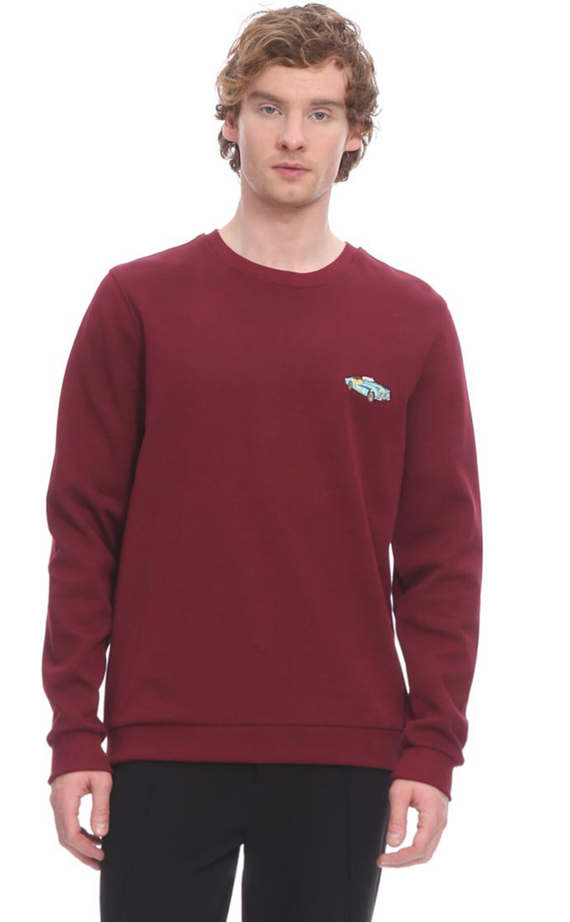 John Frank-John Frank Bordo Sweatshirt