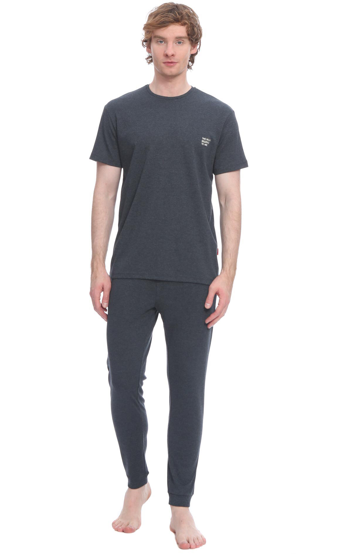 John Frank-John Frank Renkli Pijama Takımı