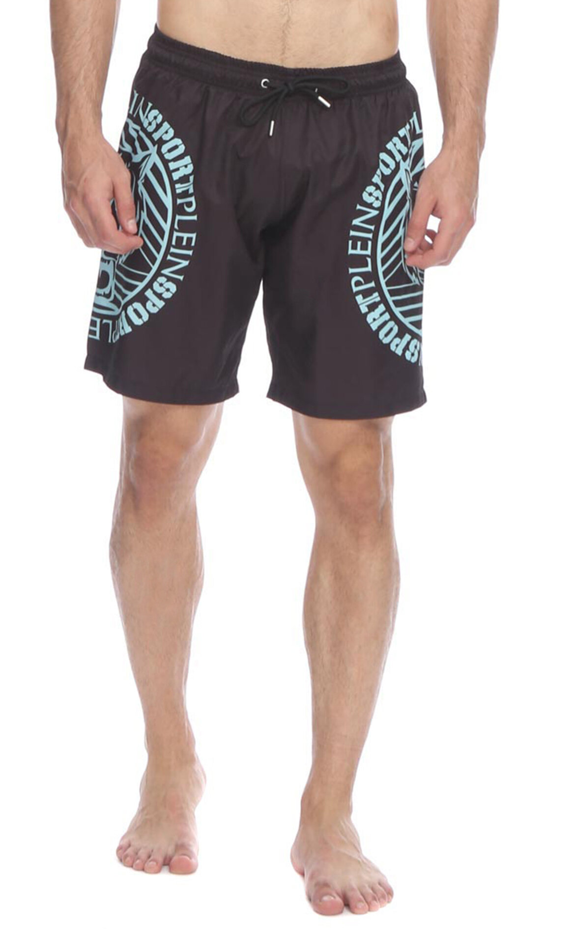 Philipp Plein Sport-Plein Sport Siyah Şort Mayo