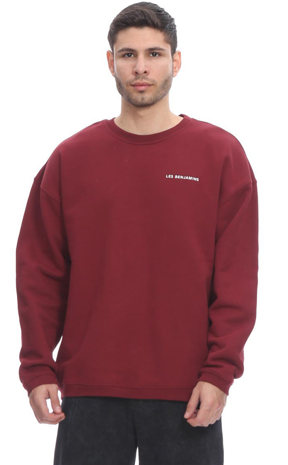 Les Benjamins-Les Benjamins Bordo Sweatshirt