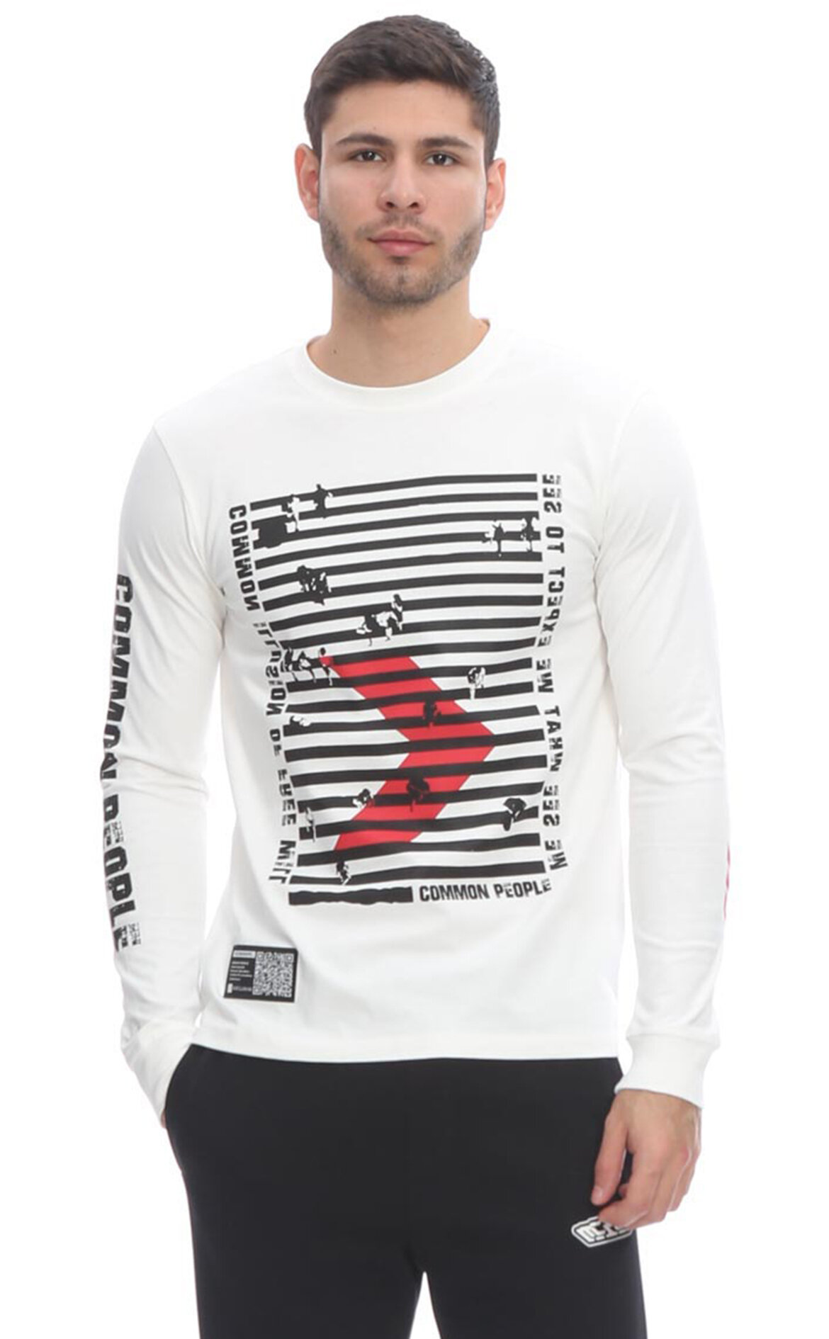 Common People-Common People Beyaz Rengi T-shirt