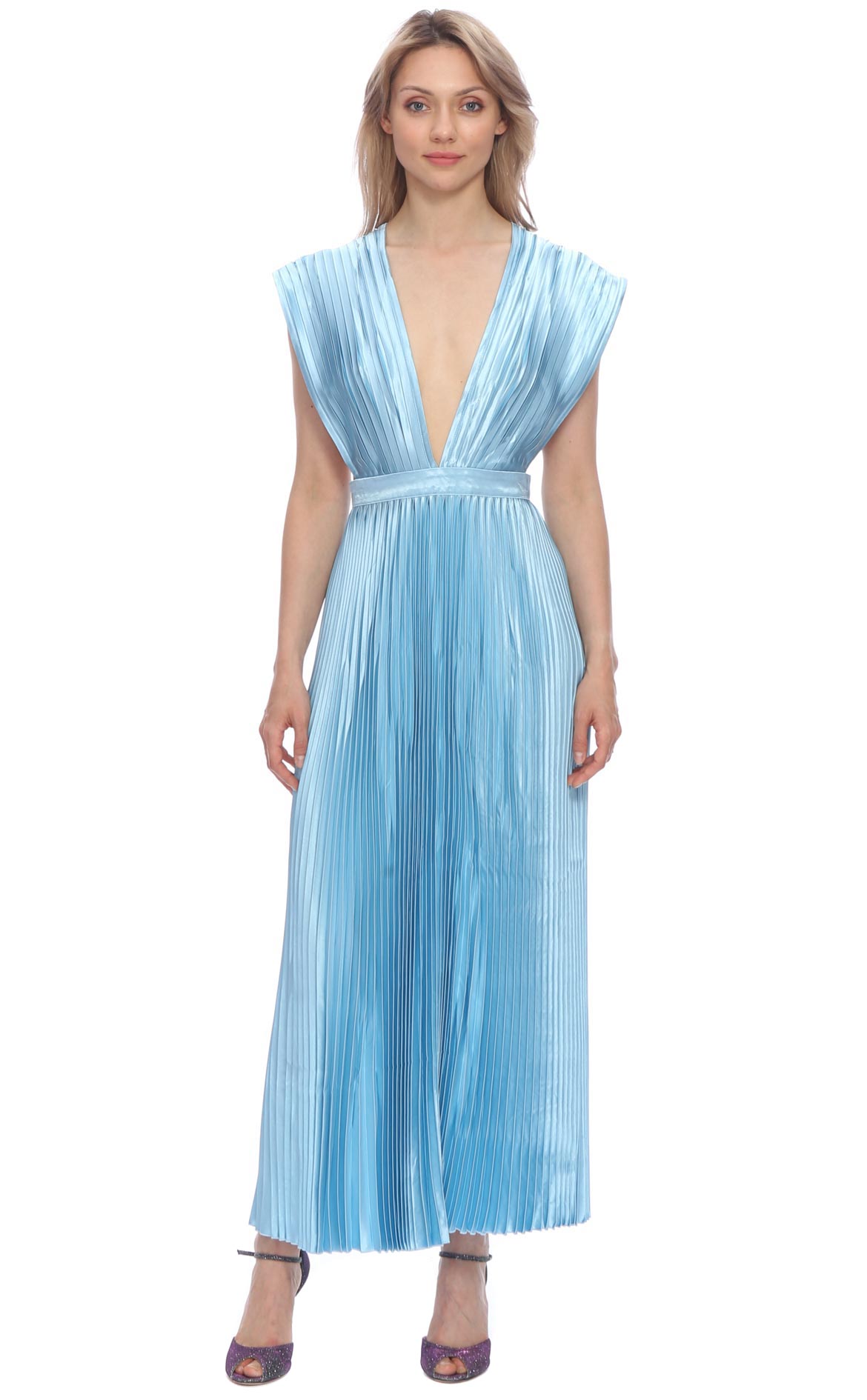 Lidee Woman-Lidee Woman Mavi Elbise