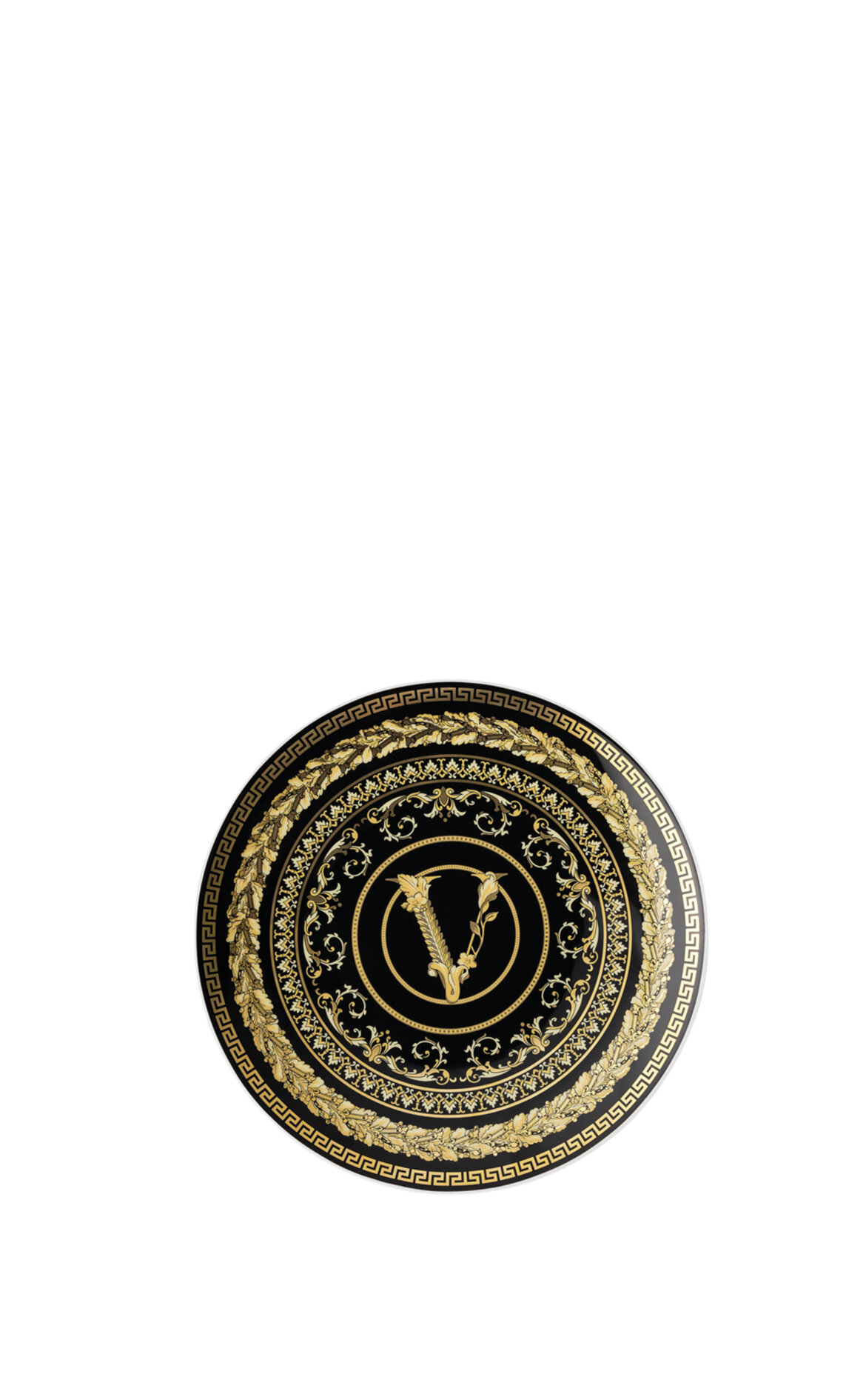 Versace-Virtus Gala Siyah Düz Tabak 17 cm Versace-Virtus Gala Siyah Düz Tabak 17 cm