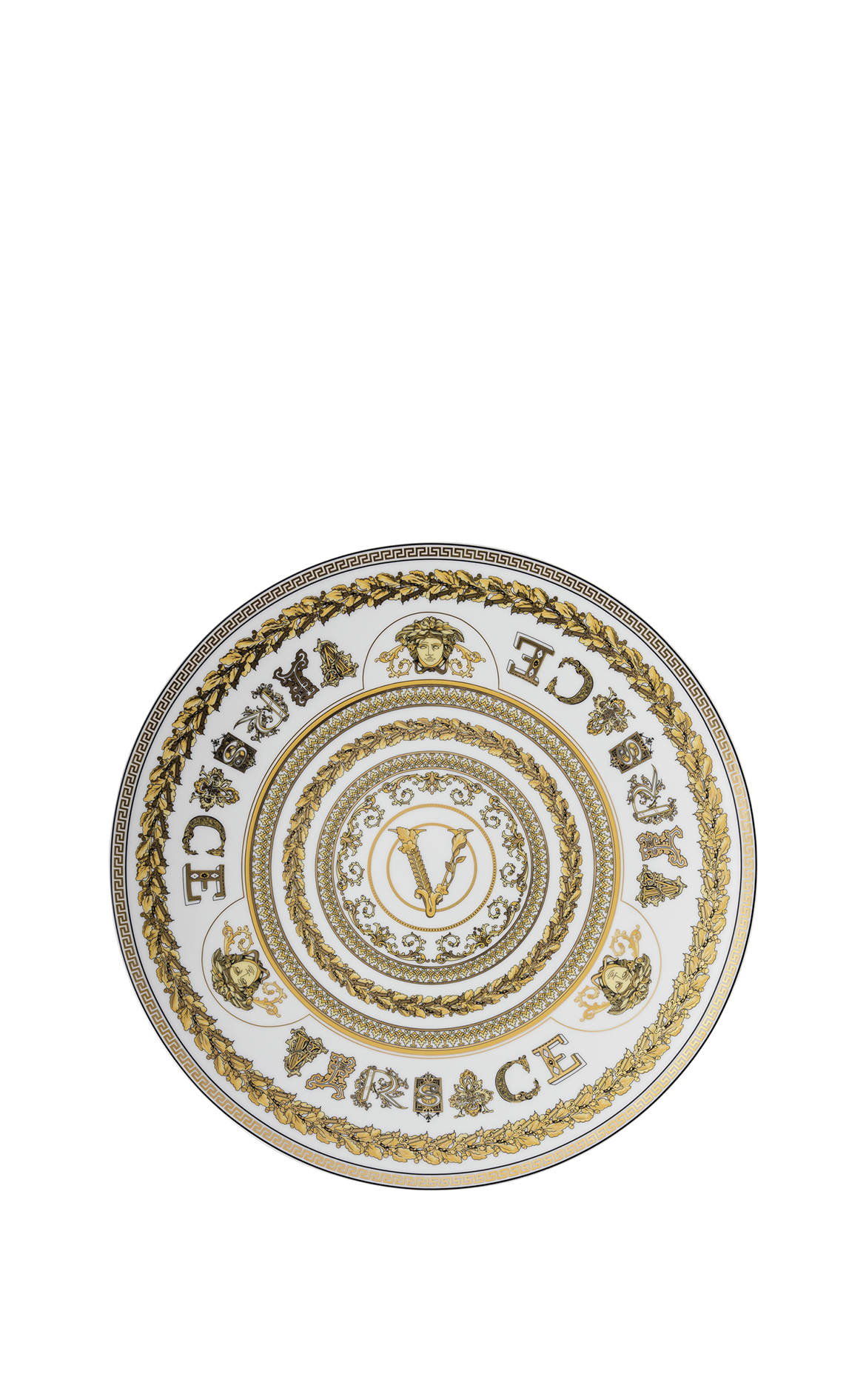 Versace-Virtus Gala Beyaz Servis Tabağı 33 cm Versace-Virtus Gala Beyaz Servis Tabağı 33 cm