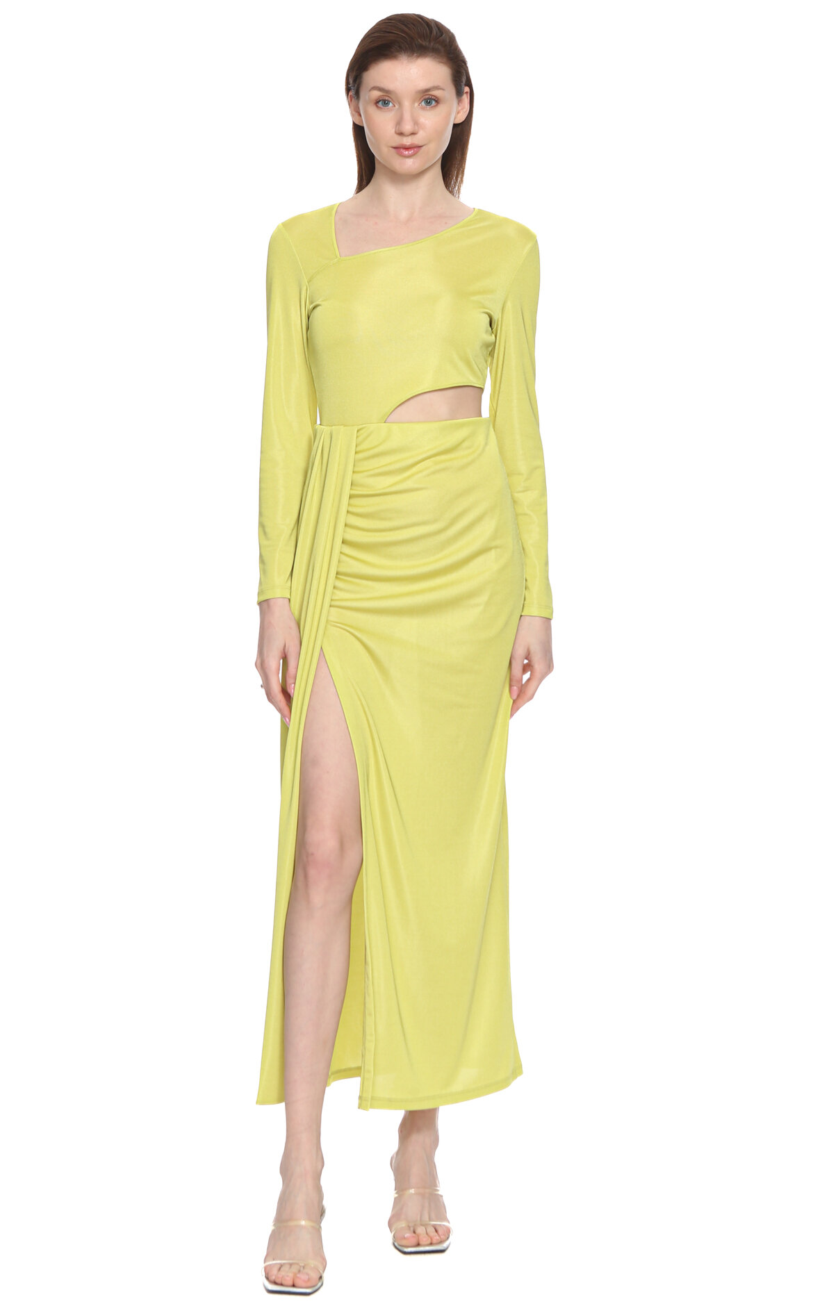 Gina Gorgeous-Gina Gorgeous Sarı Elbise