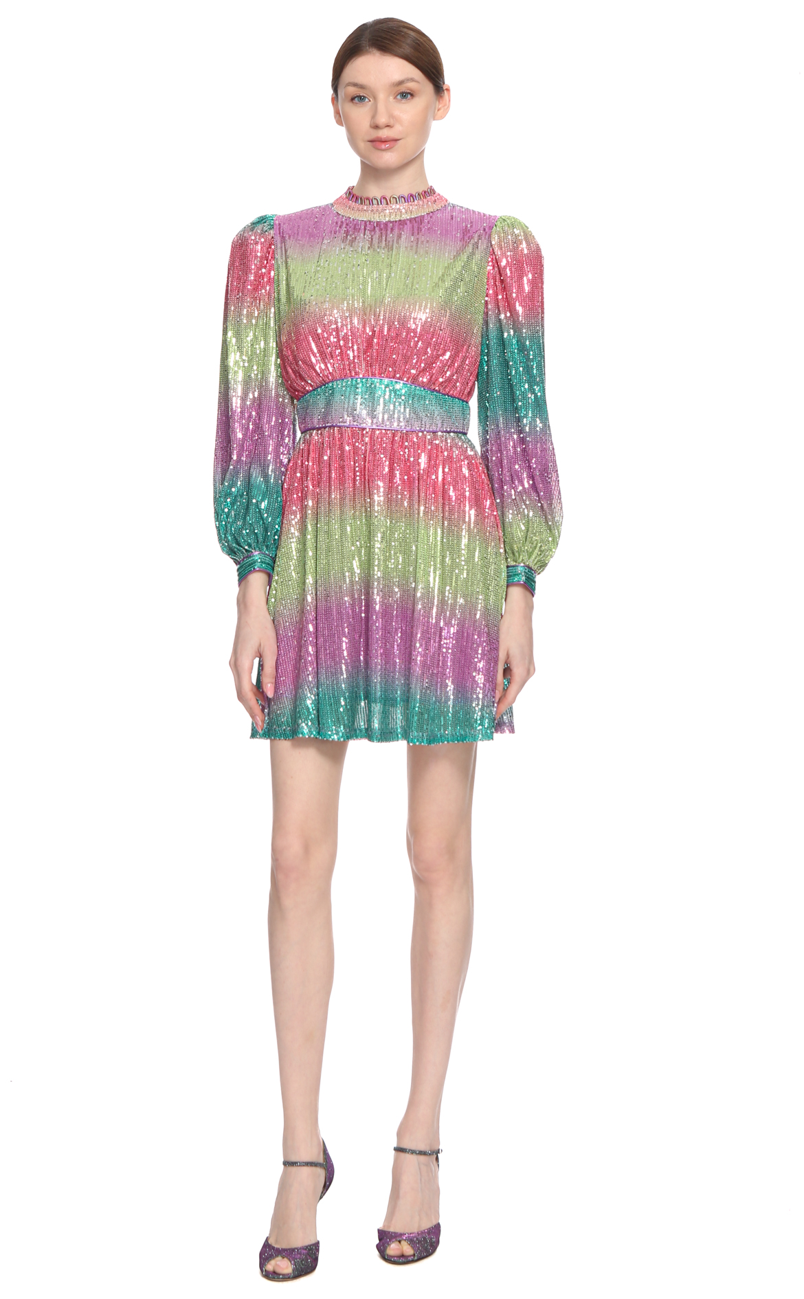 Celia B-Celia B Renkli Elbise Celia B-Celia B Renkli Elbise