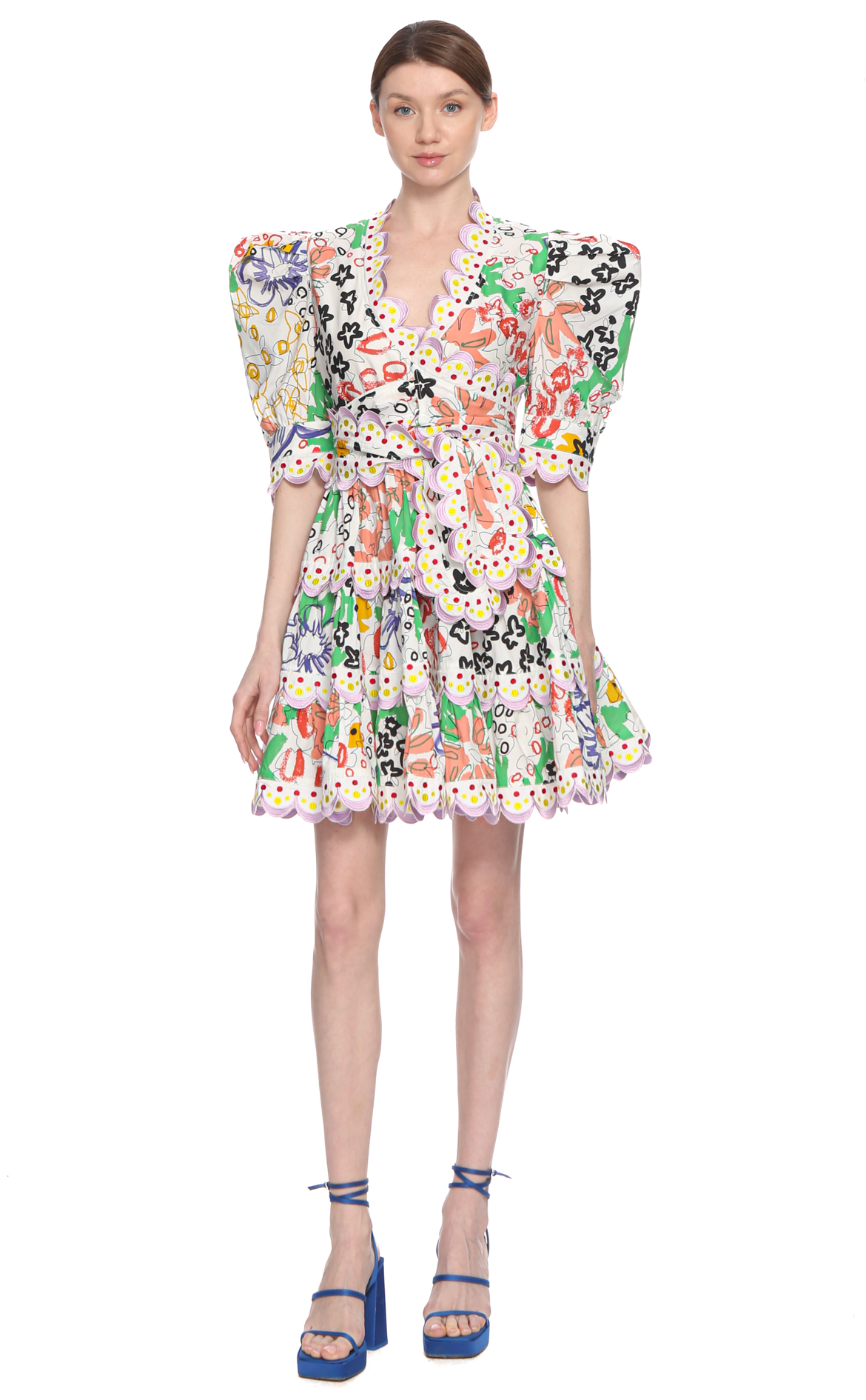 Celia B-Celia B Renkli Elbise Celia B-Celia B Renkli Elbise