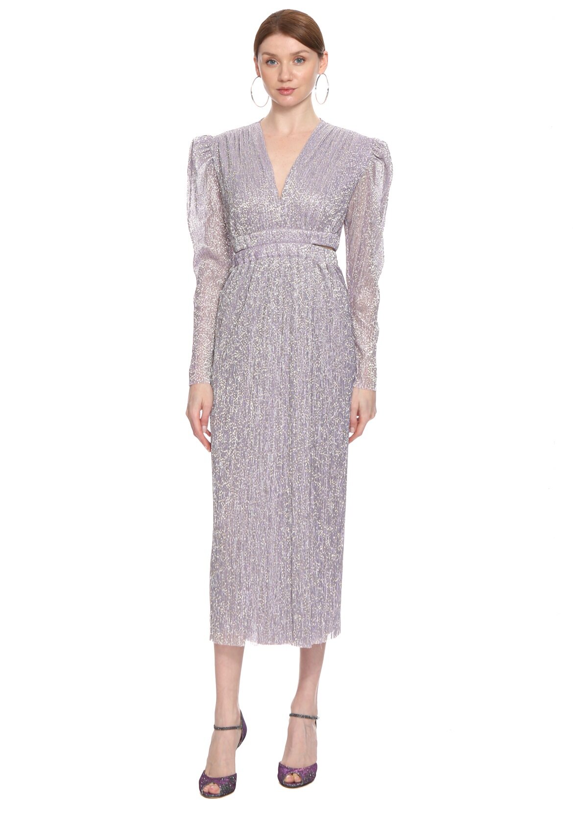 Sabina Musayev-Sabına Musayev Lila Elbise