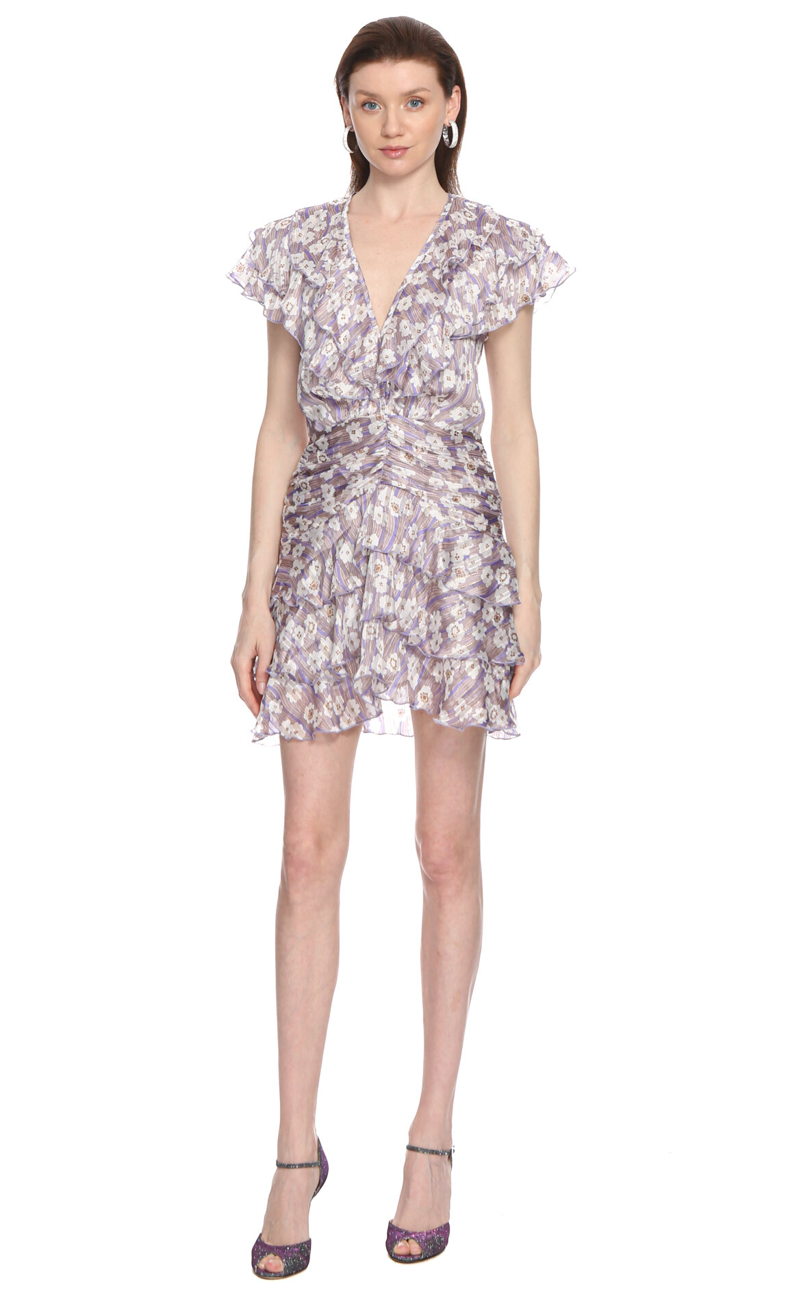 Sabina Musayev-Sabina Musayev Mini Elbise